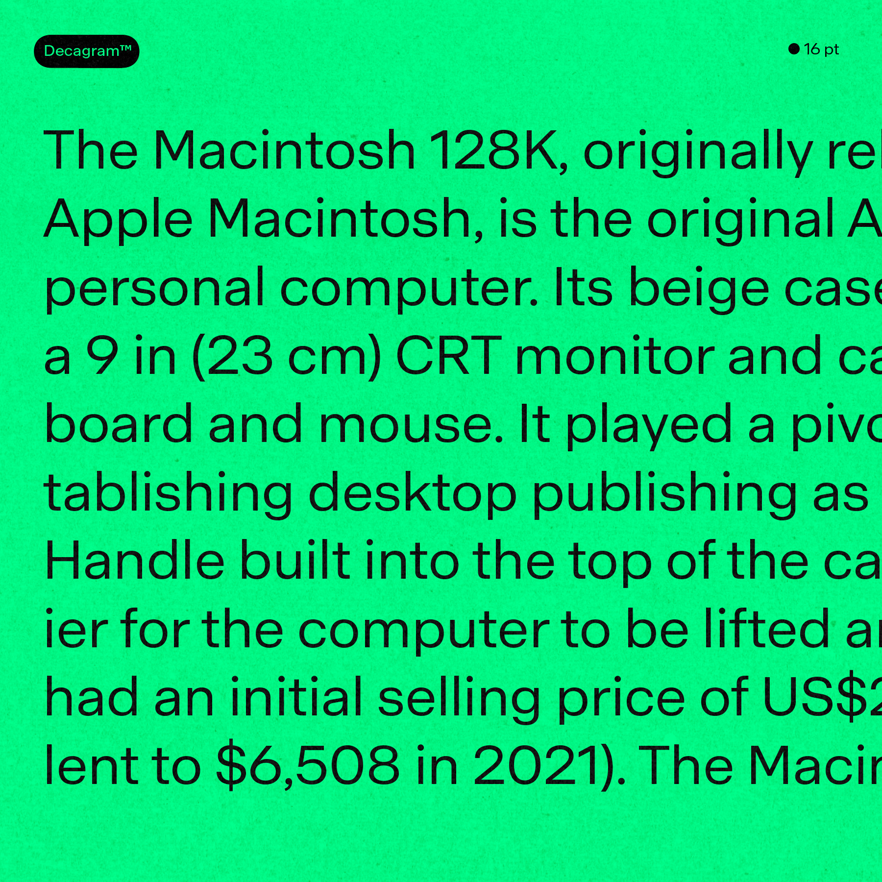 Decagram by Emtype Foundry on Dribbble