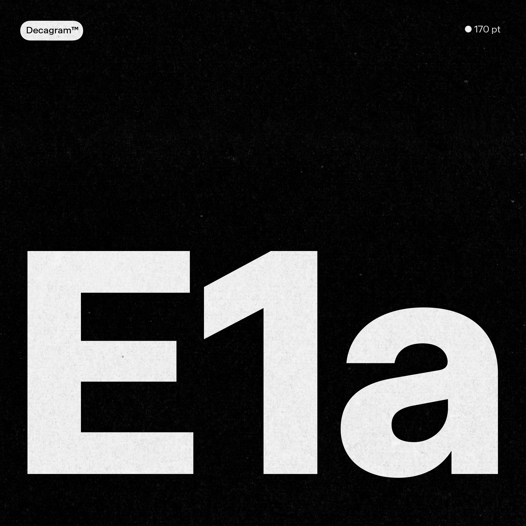 Decagram by Emtype Foundry on Dribbble