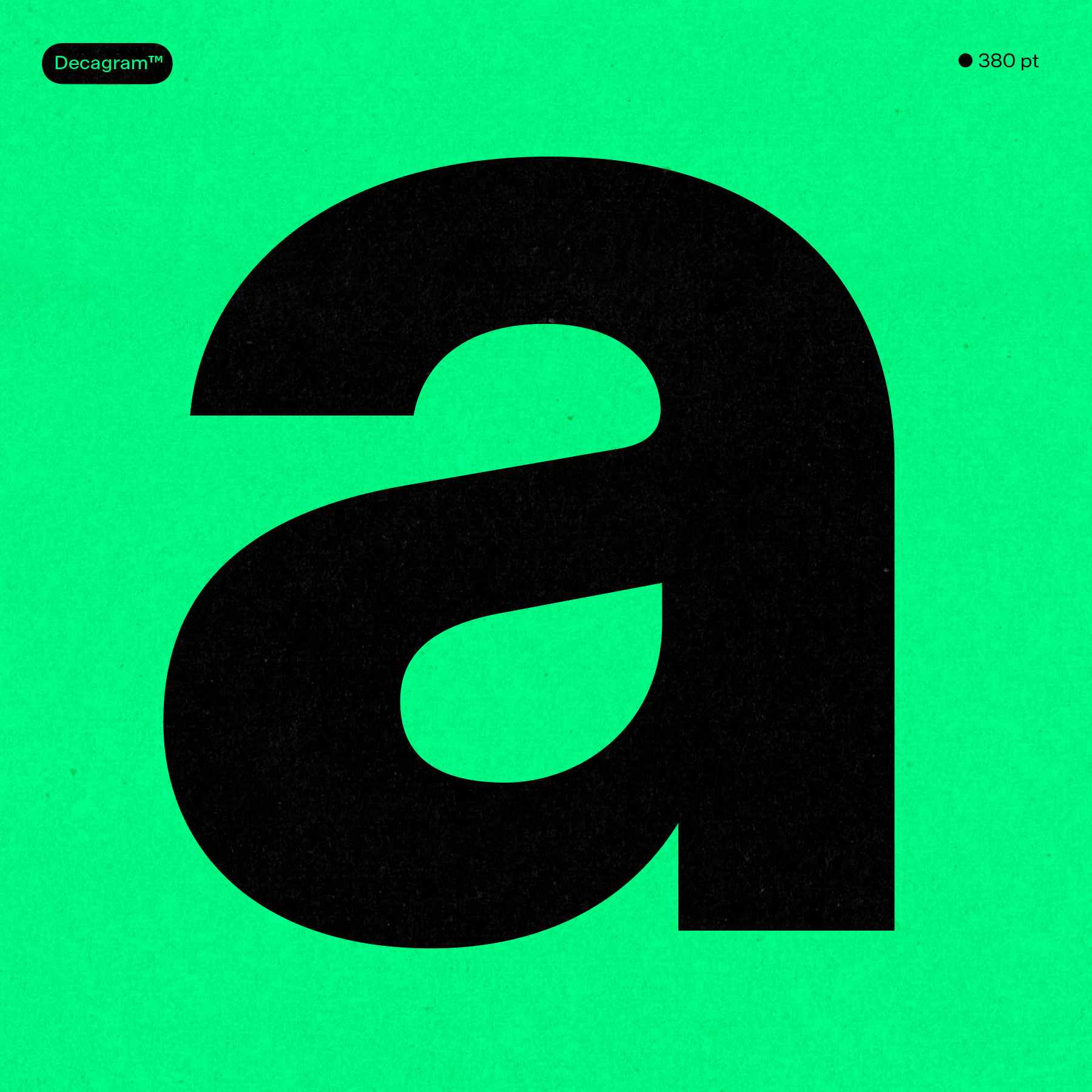 Decagram by Emtype Foundry on Dribbble