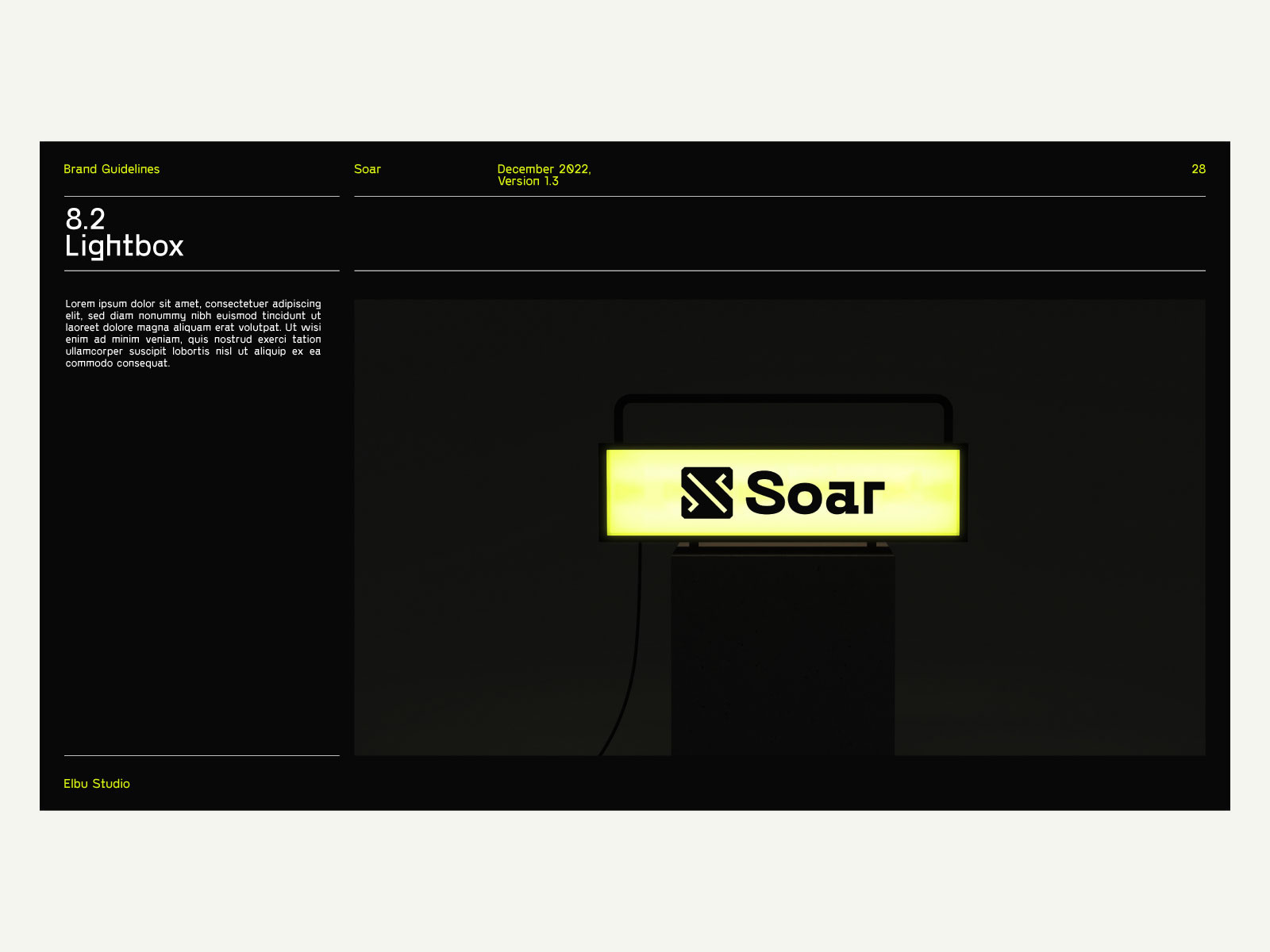 Soar Brand Guidelines by Elif Kameşoğlu for Elbu Studio on Dribbble