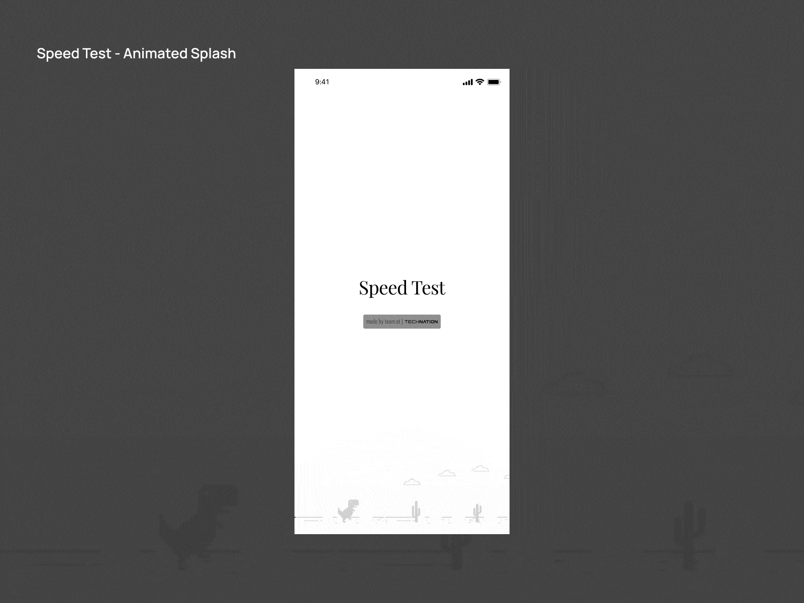 Speed Test - Animated Splash Screen Design by Bilal Ahmed on Dribbble