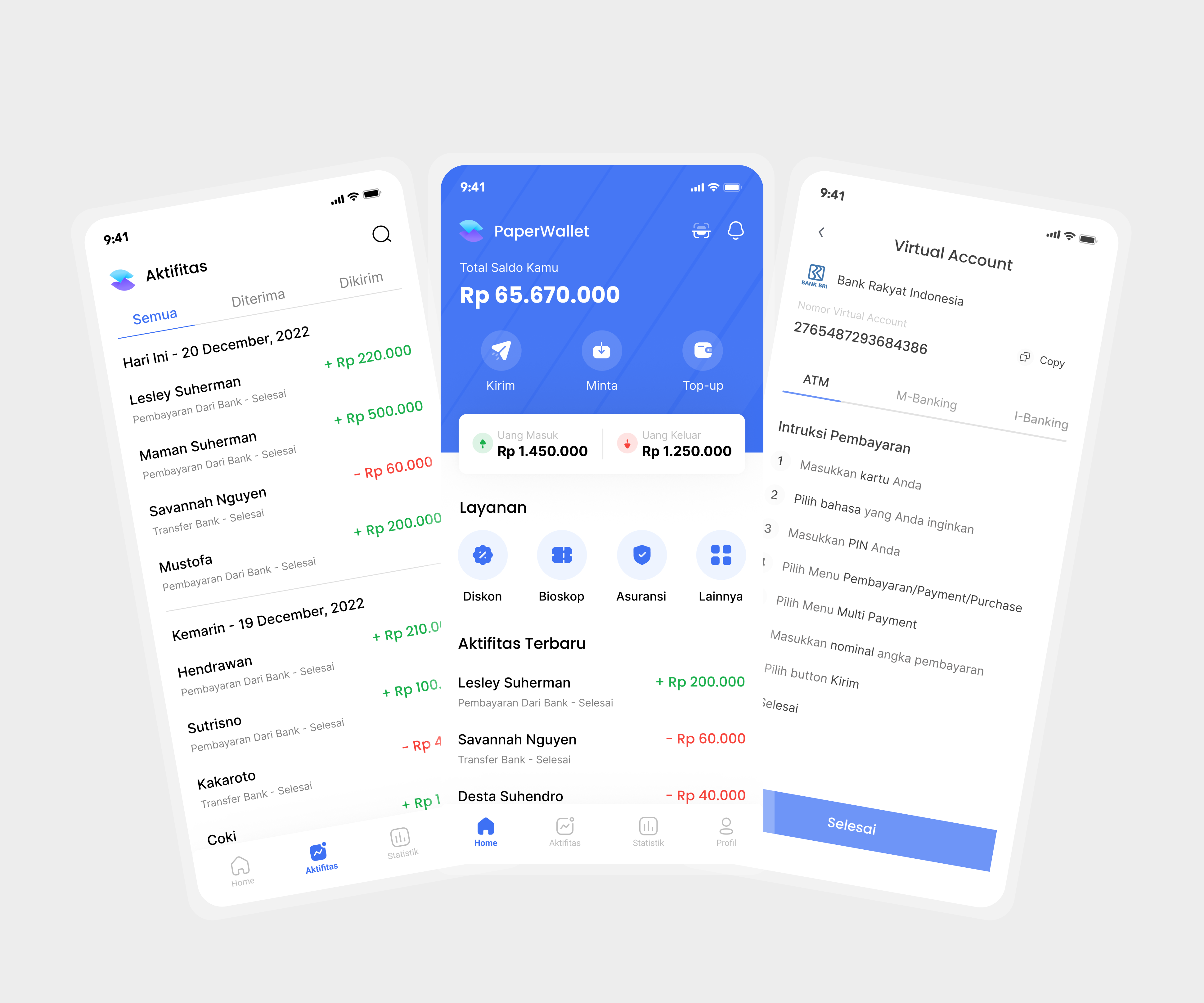 PaperWallet - Apps Version by Bagas Candra Pratama on Dribbble