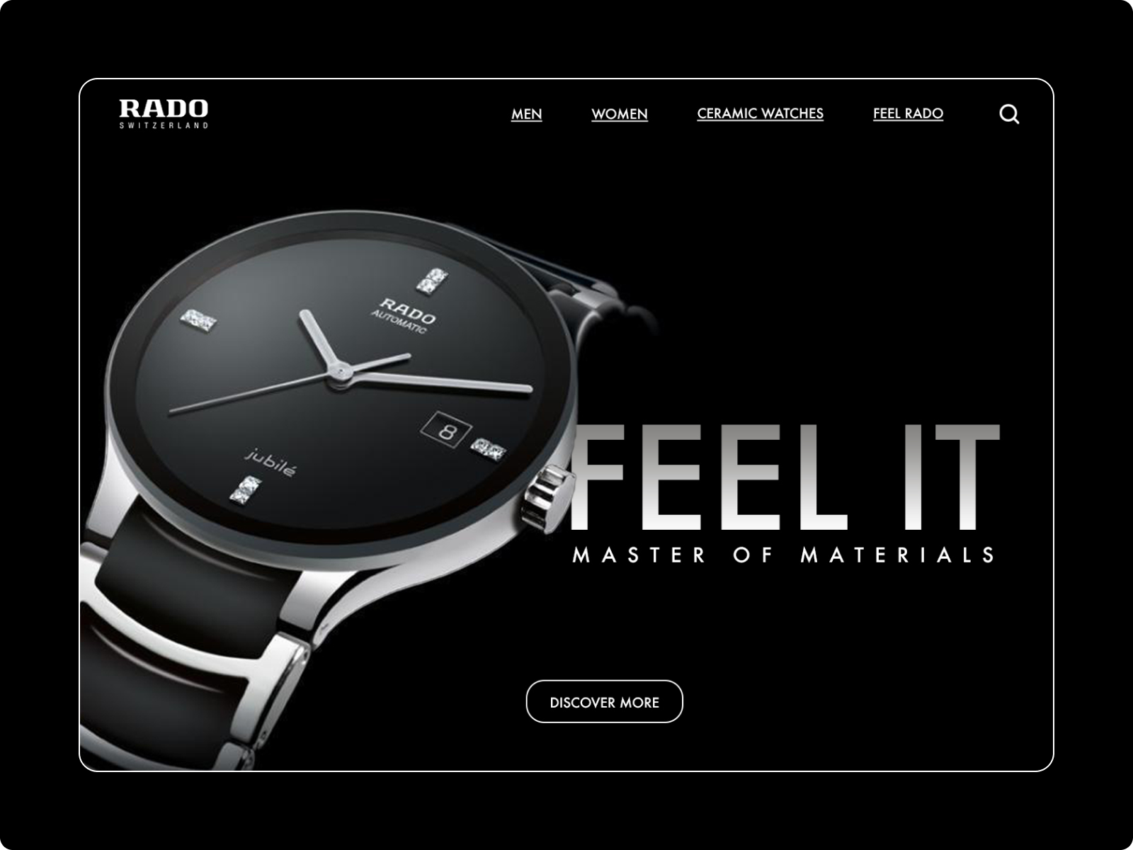 RADO LANDING PAGE REDESIGN by Shibili Rahman on Dribbble