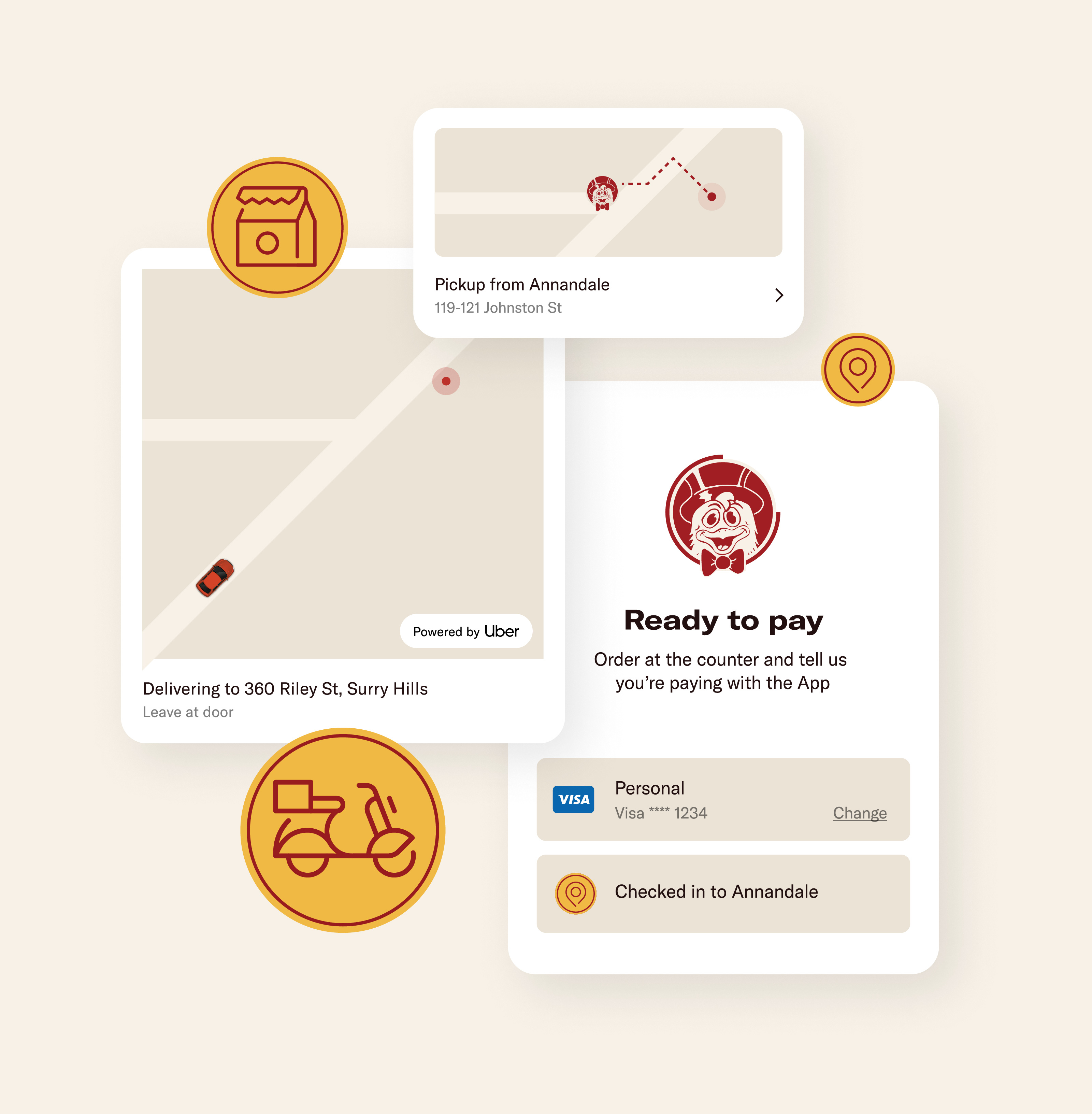 Chargrill Charlie's - App Iconography by Makers Company on Dribbble