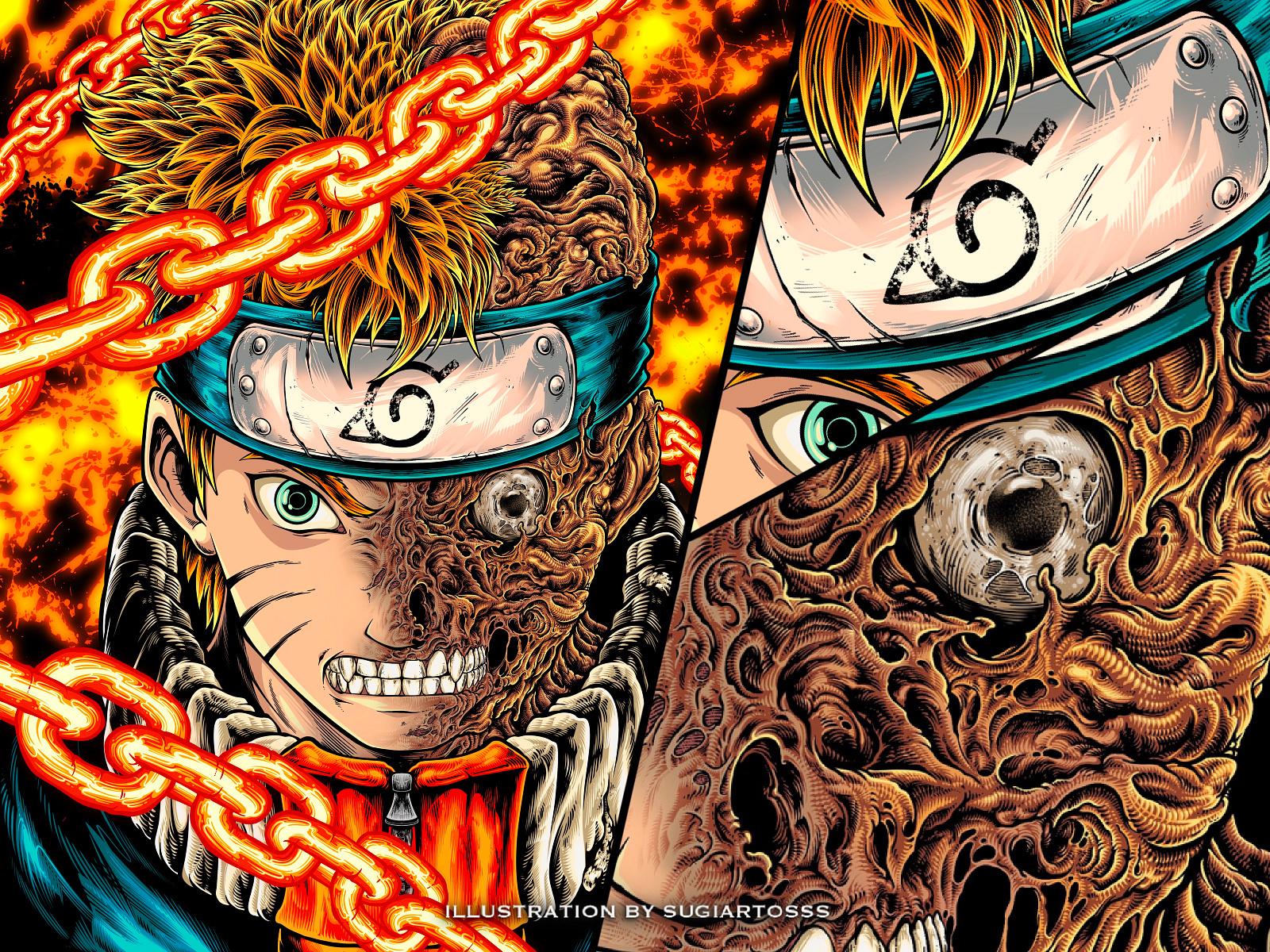 NARUTO ZOMBIE MODE by sugiartosss illustrations on Dribbble