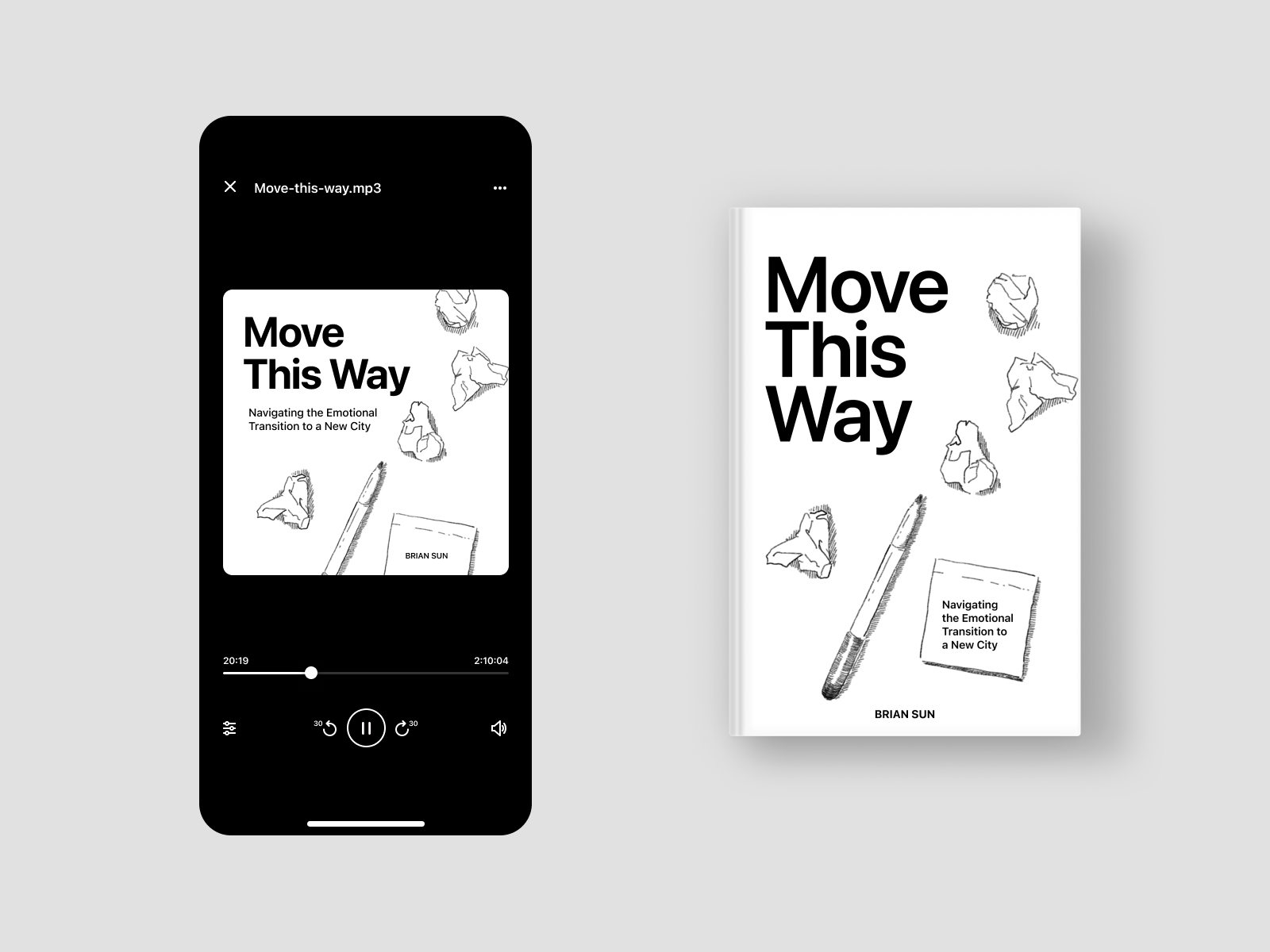 Move This Way book cover by Nicolas Solerieu on Dribbble