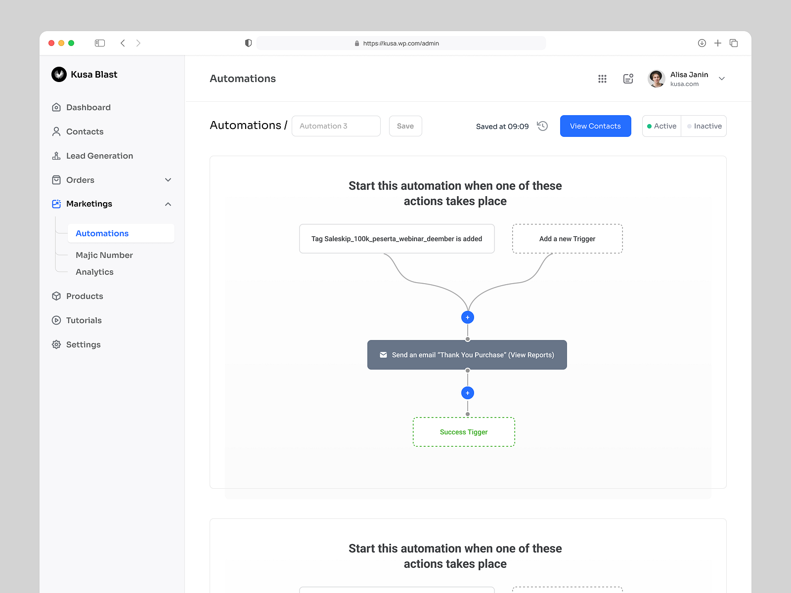 Automation page SaaS by Muhammad Salim for Sadax Studio on Dribbble