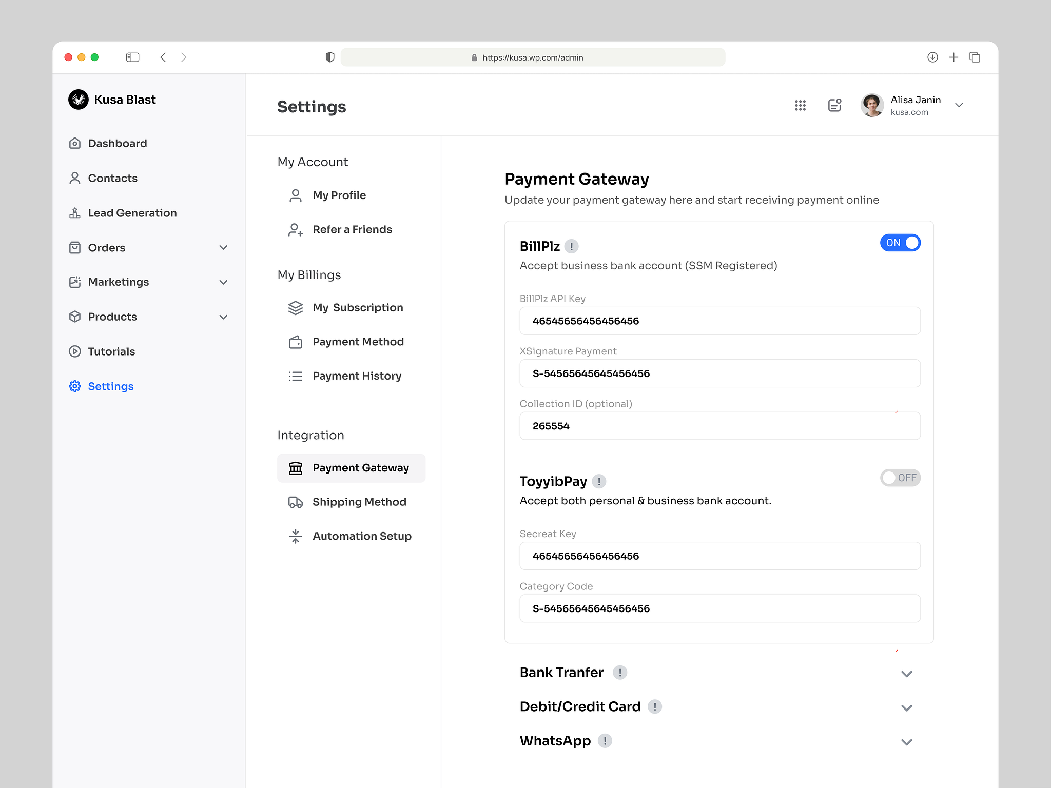 Ecommerce Payment Gateway By Muhammad Salim For Sadax Ui Ux Design