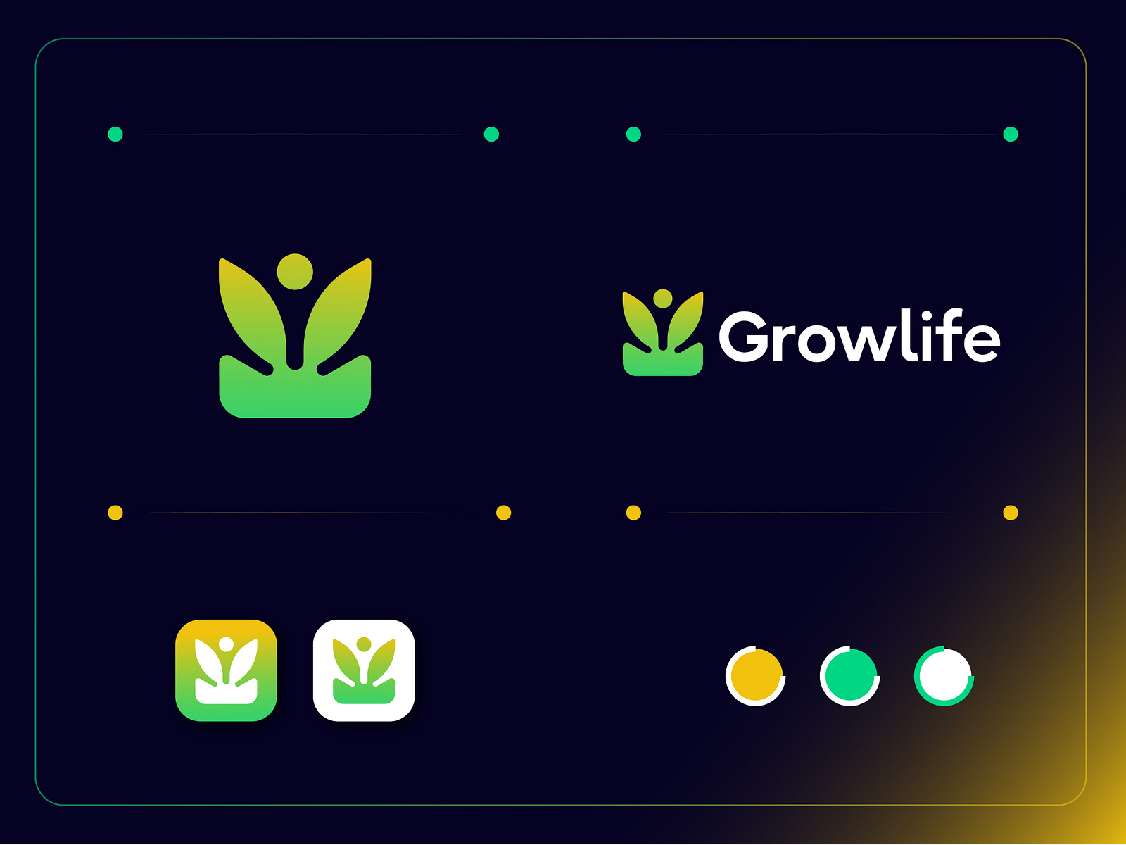 Growlife logo concept by Infoblox on Dribbble