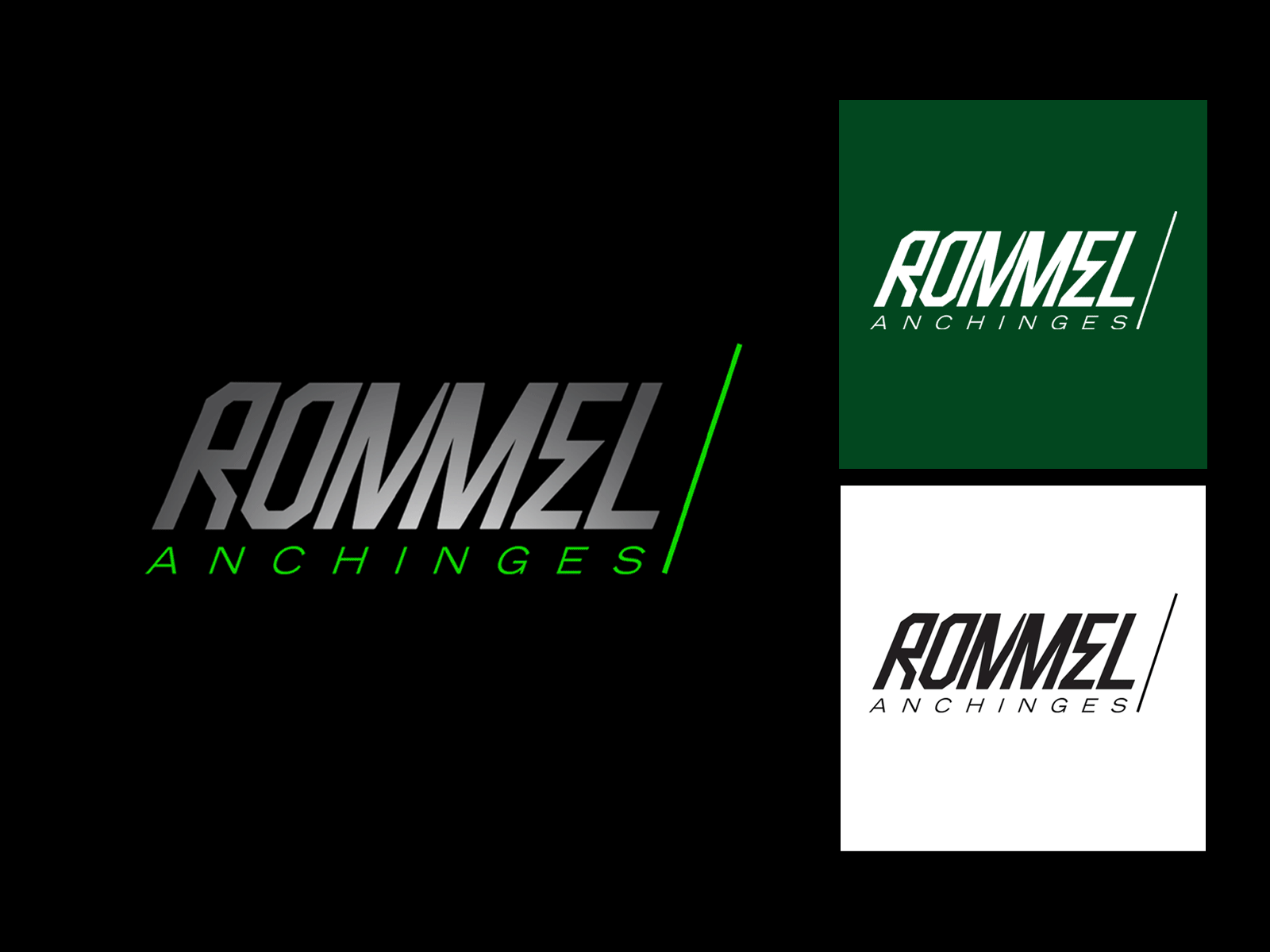 Rommel Logo Design by Rommel Anchinges on Dribbble