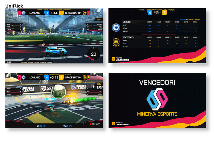 Rocket League Esports Live Overlay by LNDR on Dribbble