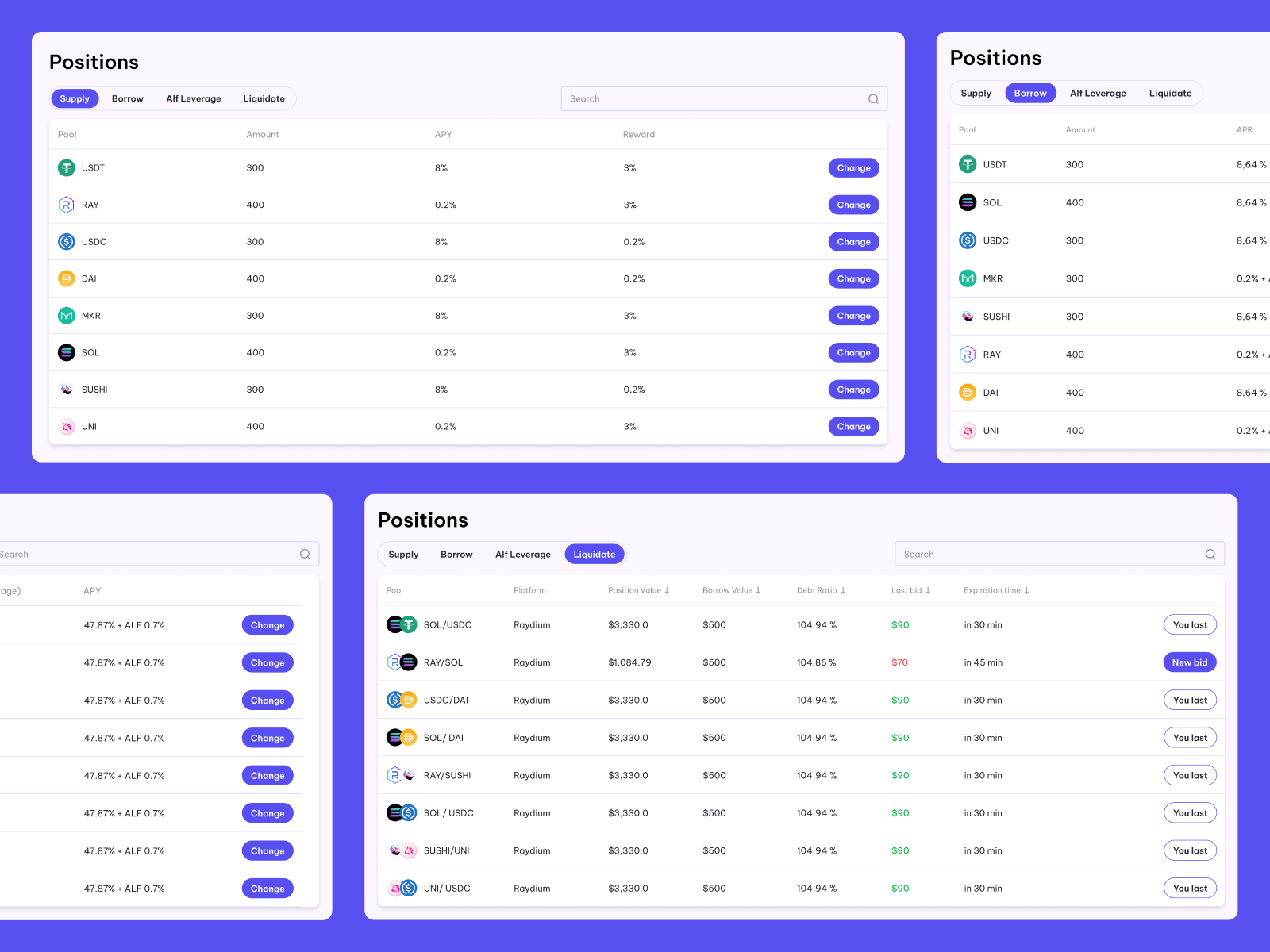 Alfprotocol — Crypto User Profile [by PixelPlex] by PixelPlex on Dribbble