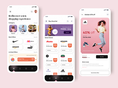 Voucher Selling & Buying App by 300Mind UI/UX for 300Mind on Dribbble