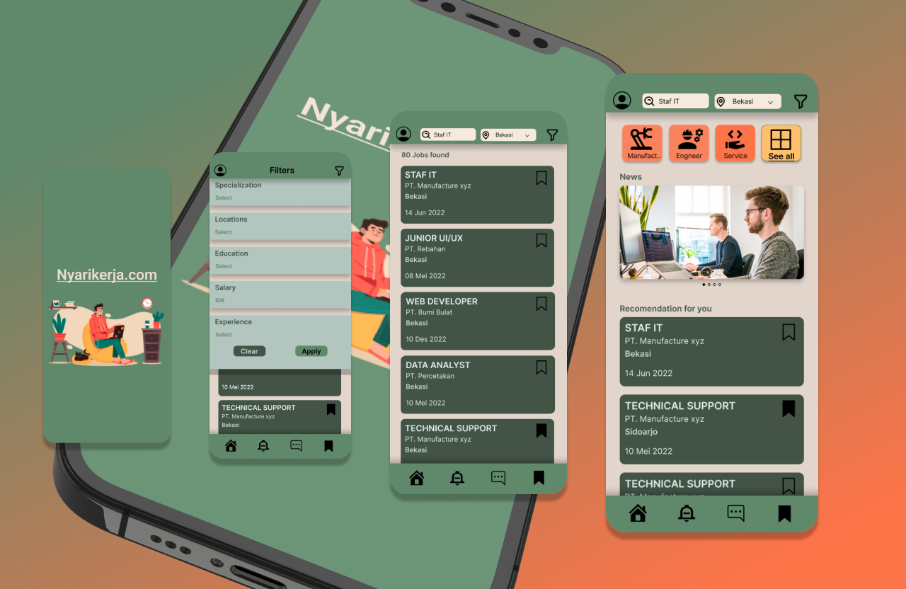 Job Vacancy Application by Rahmad on Dribbble