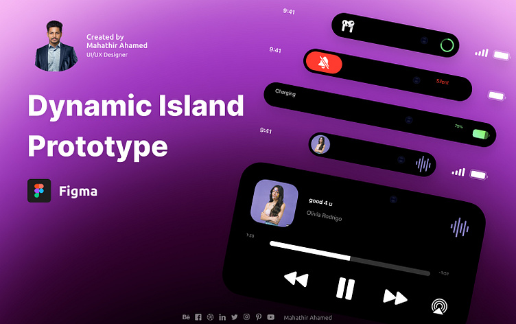 Dynamic Island iPhone 14 Pro Notification Animation by mahathir on Dribbble