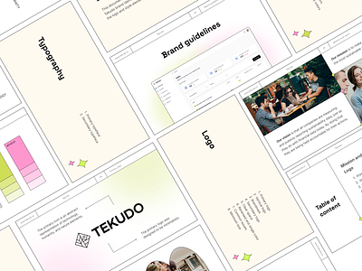 Tekudo brand guides by Oana Grigore on Dribbble