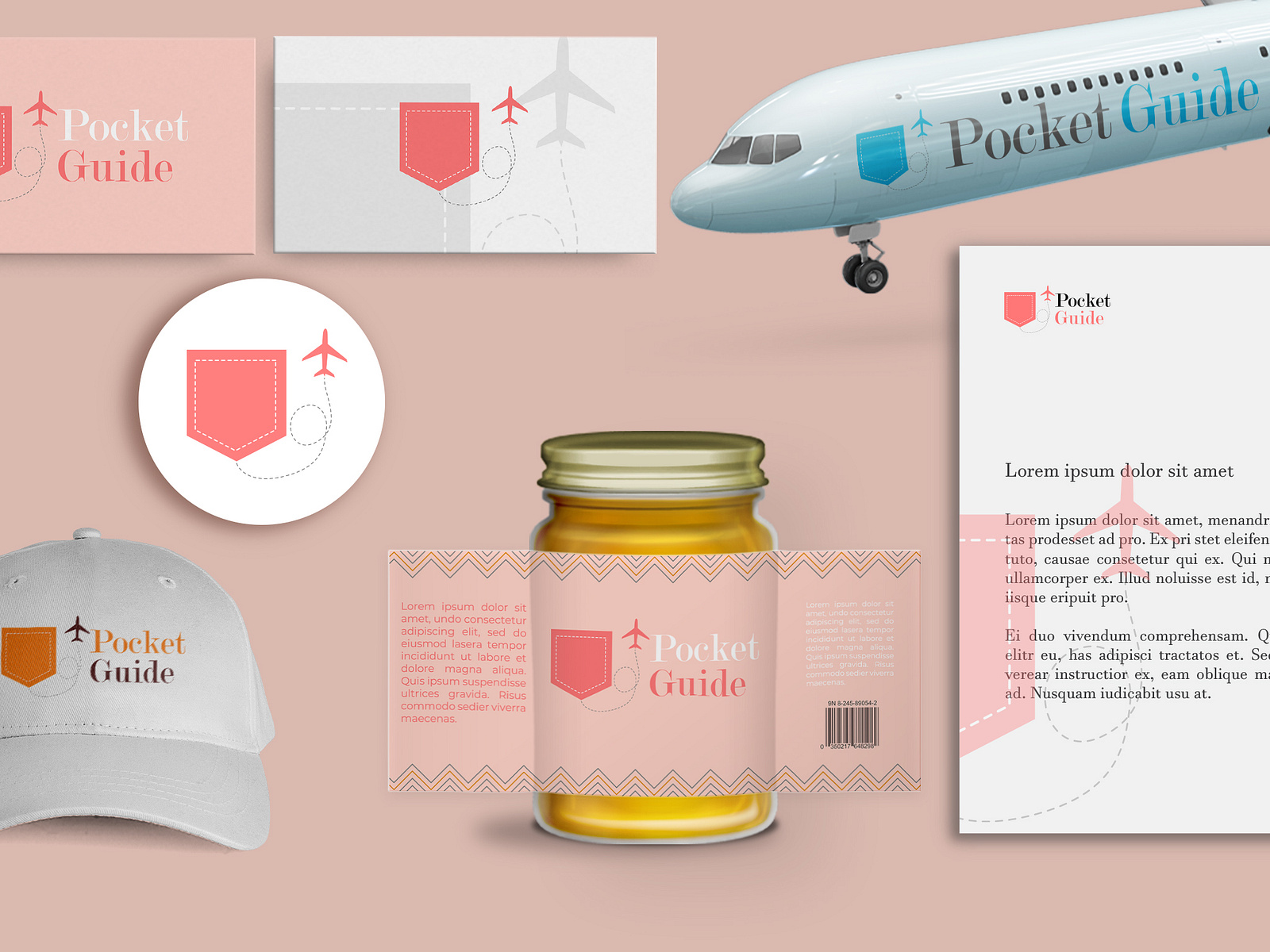 Pocket Guide Travel Agency Brand Identity Concept by MD Ahsan Habib on ...