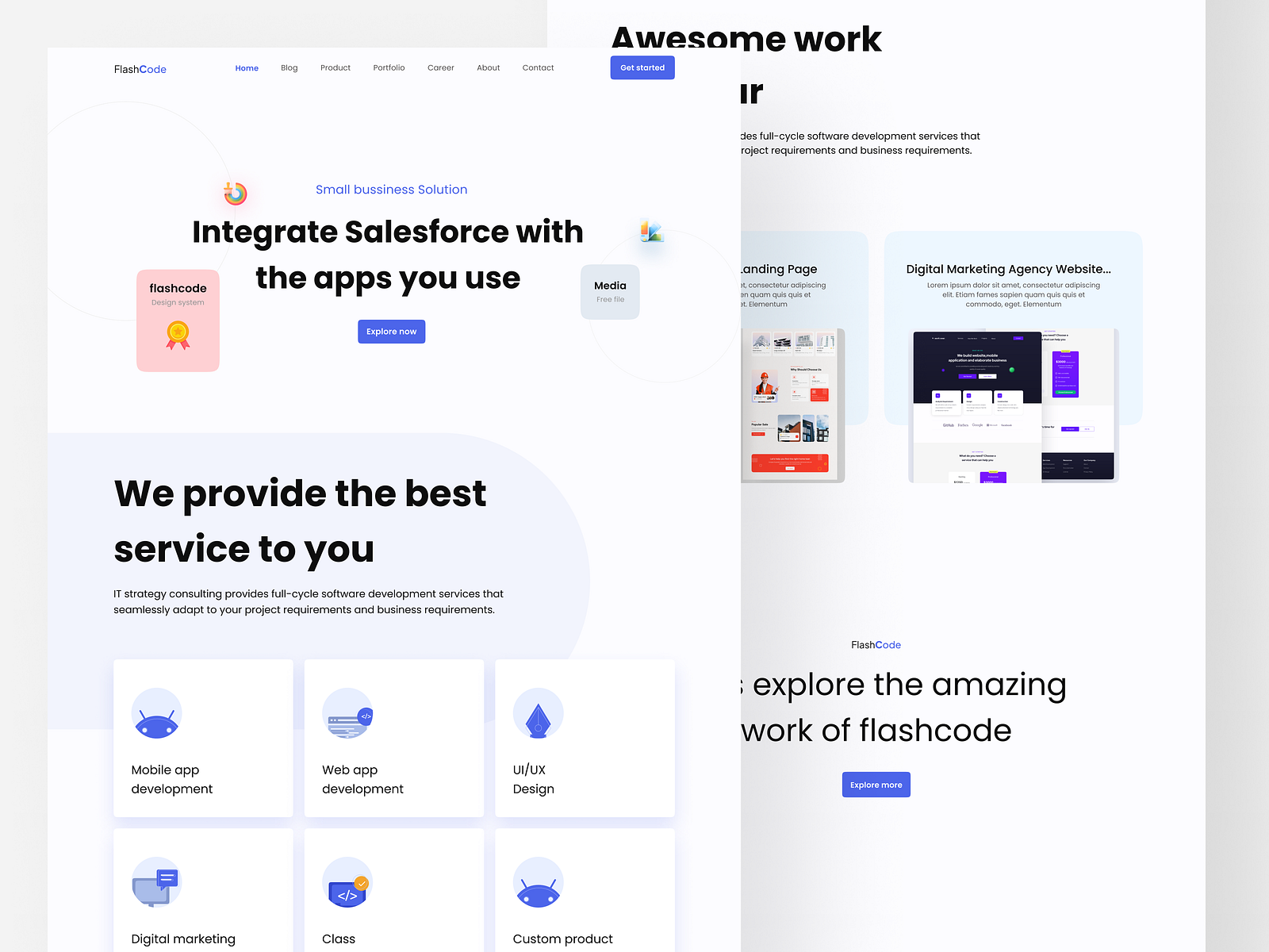 Agency UI Design by Neo on Dribbble