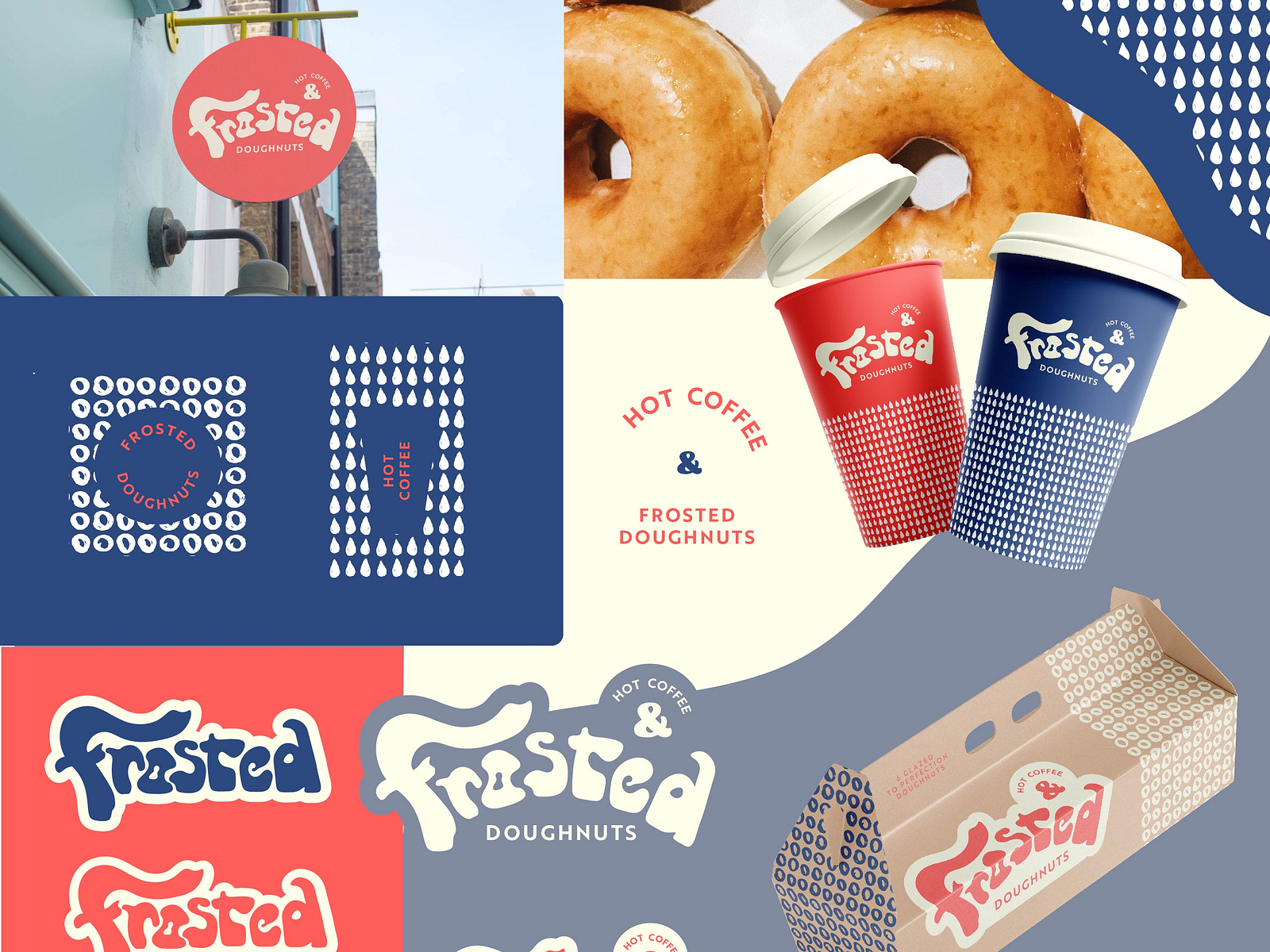 Frosted Brand Board with Designs and Mockups bakery logo by Krysteah ...