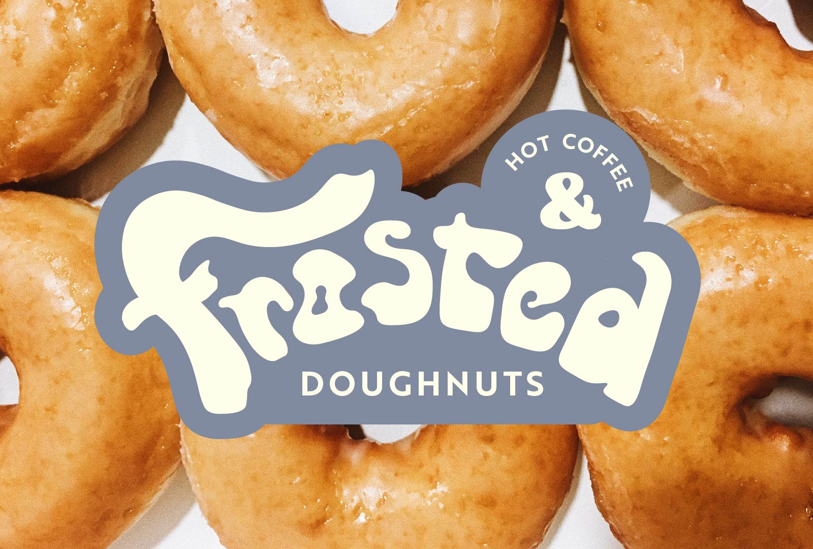 Bakery Branding Frosted Doughnuts Main Logo Secondary Colors by ...