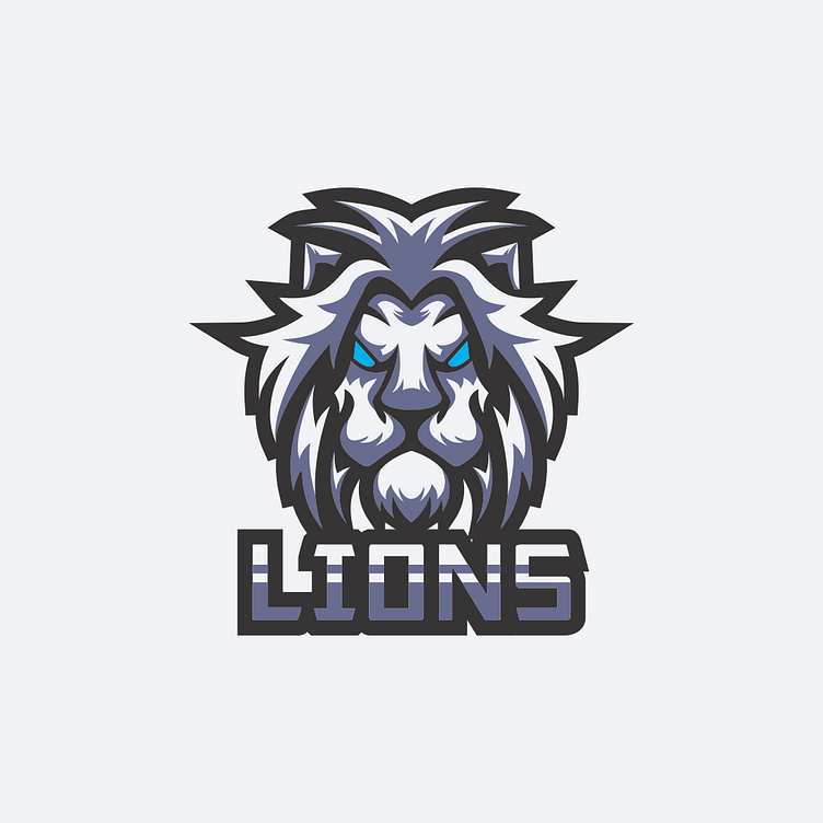 Lions Mascot Logo by Awoga Ranger on Dribbble