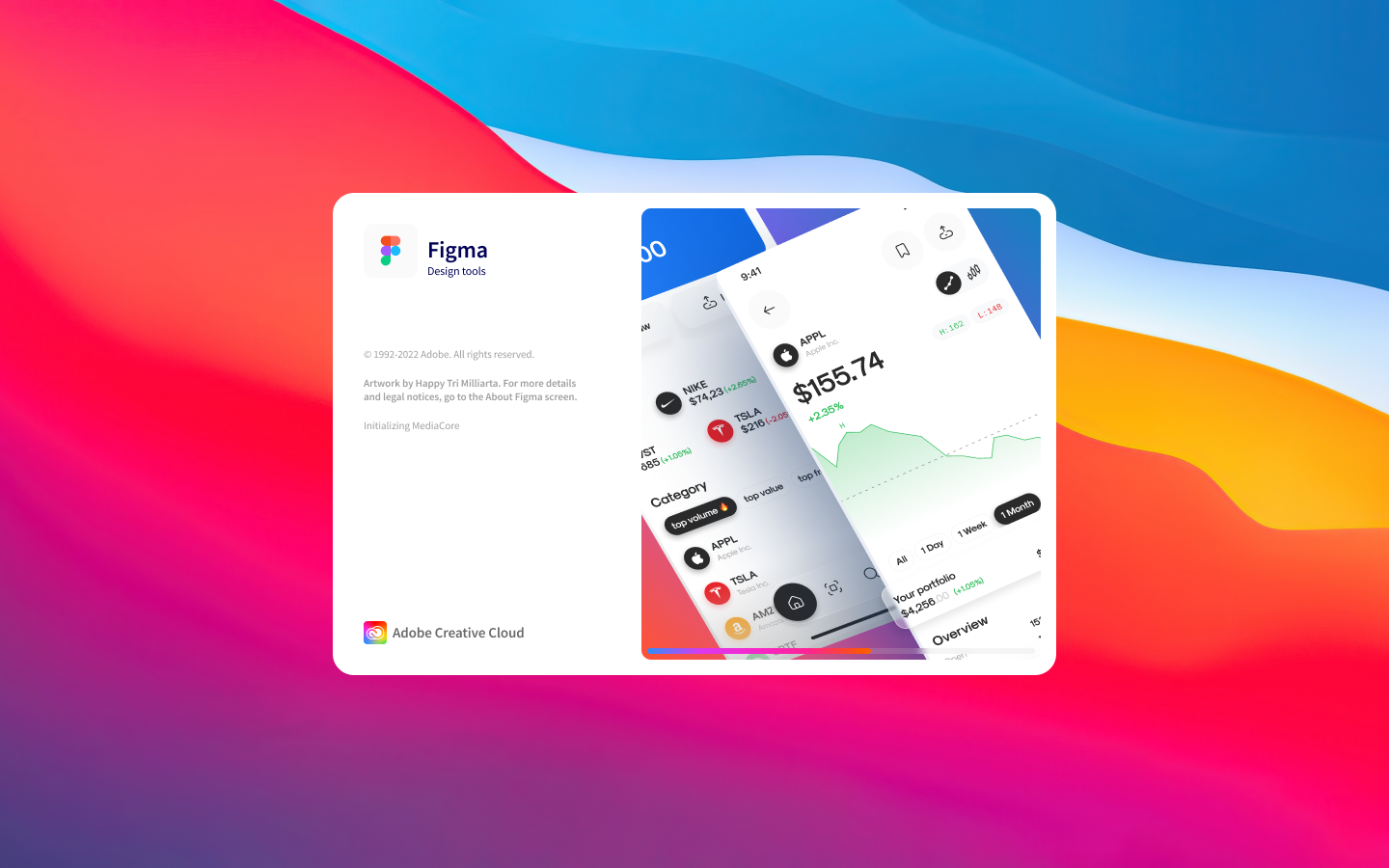 Adobe Loading Screen [FREEBIE] by Happy Milliarta for Odama on Dribbble