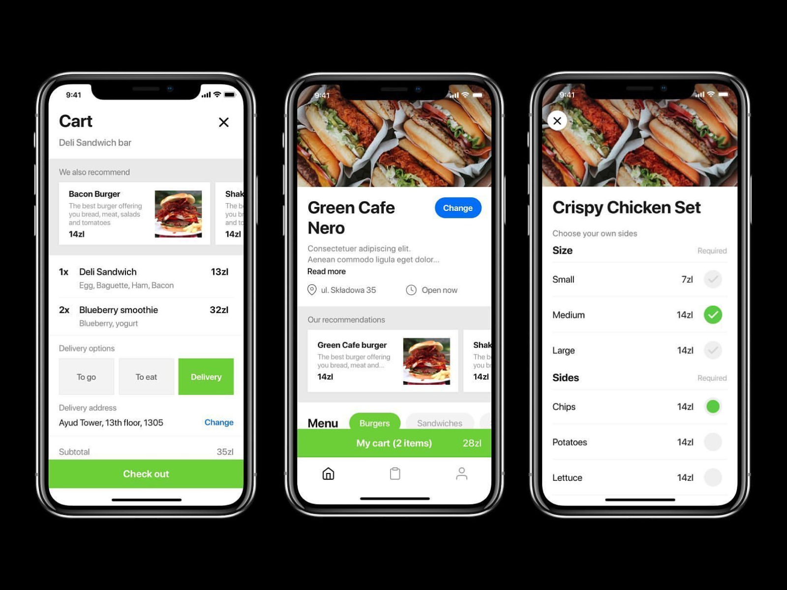 Collect Food Delivery App UI by Arctek Studio on Dribbble