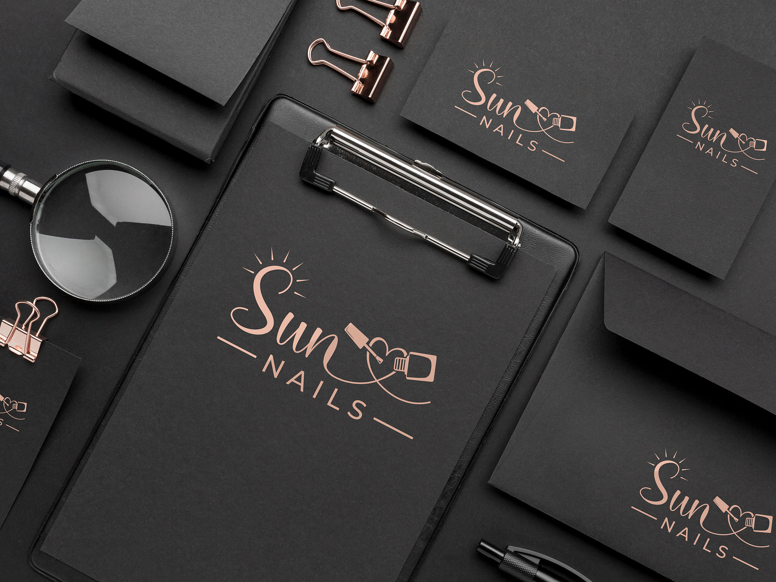 Luxury Elegant Nail Salon Logo Design! by Mst Nusrat Jahan on Dribbble
