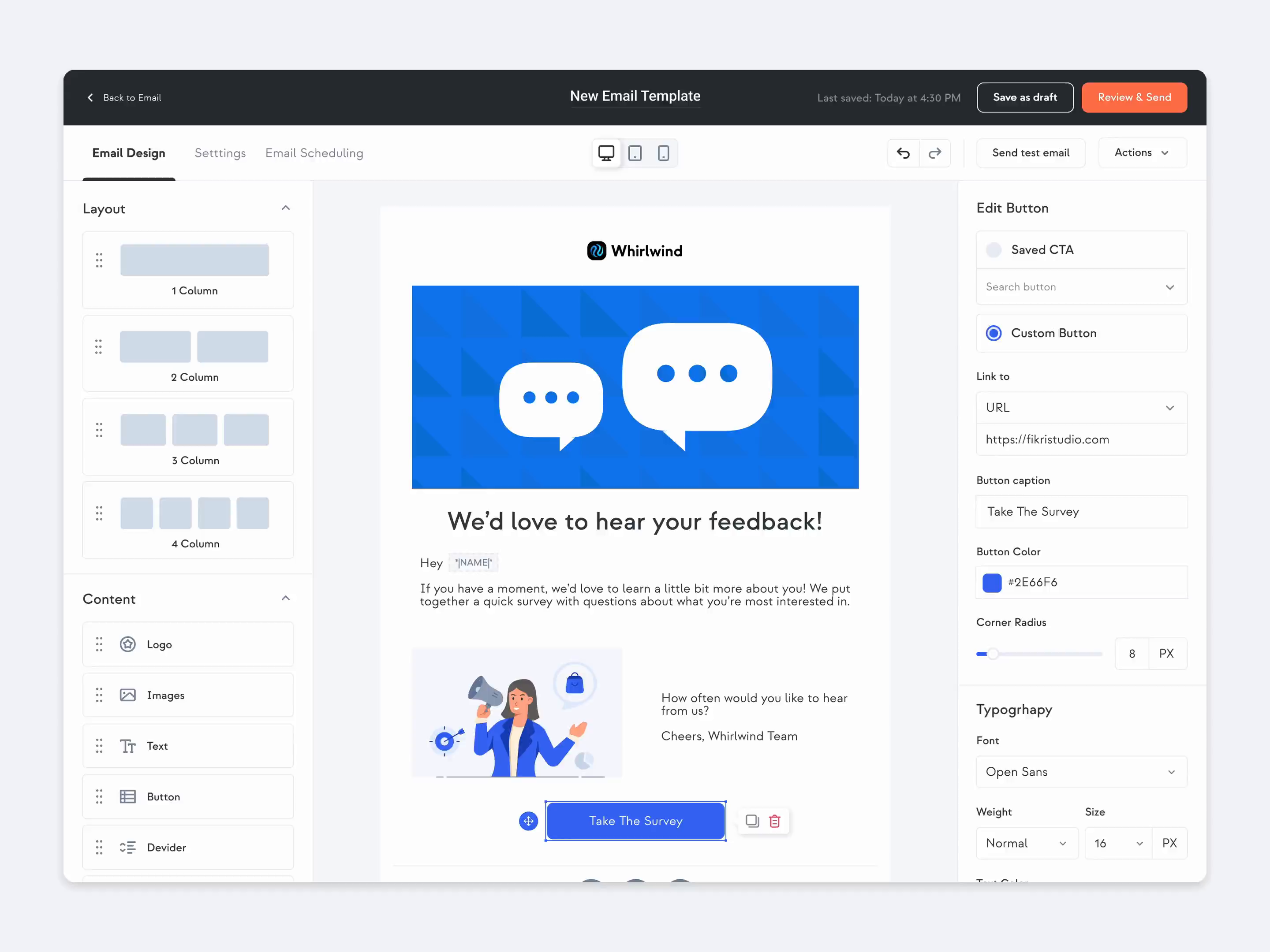 Kirrivan SaaS CRM - Email Design Builder by Bagus Fikri for Fikri ... Kirrivan SaaS CRM - Email Design Builder by Bagus Fikri for Fikri ...