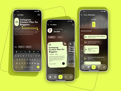 Task Note App| Reminders App Design | To do App 📝 by Master Creationz ...