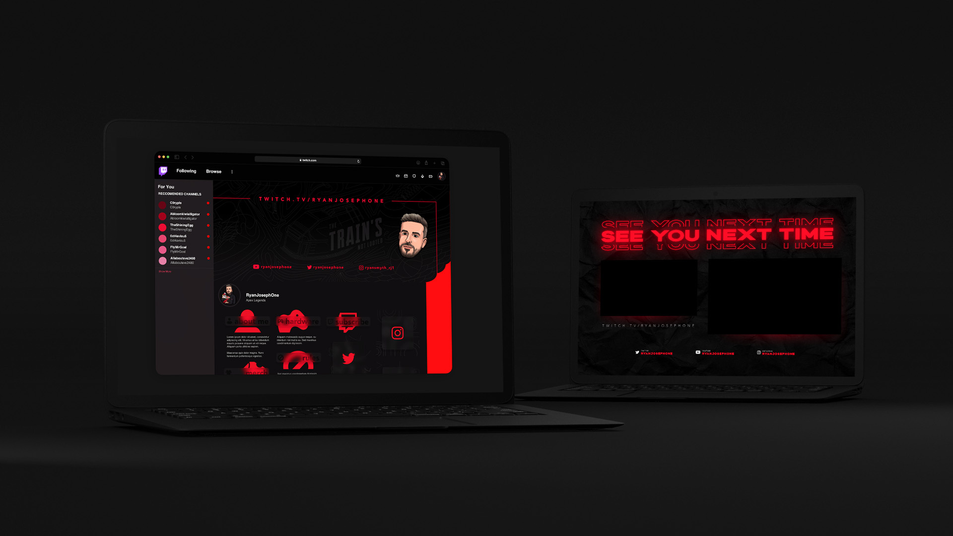 Twitch Video Game-Streaming Profile Rebrand by Graphics Banana on Dribbble