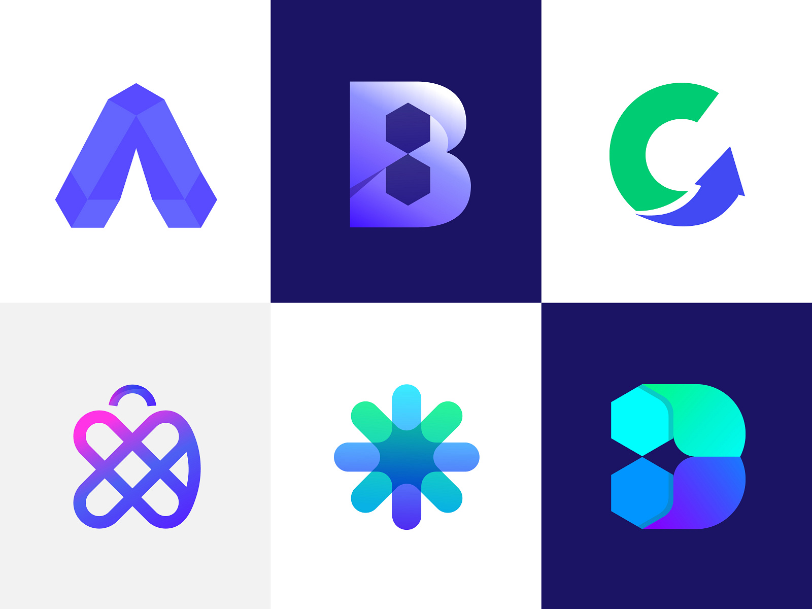 Modern Logos Collection Vol - 1 by Freelancer Iqbal on Dribbble
