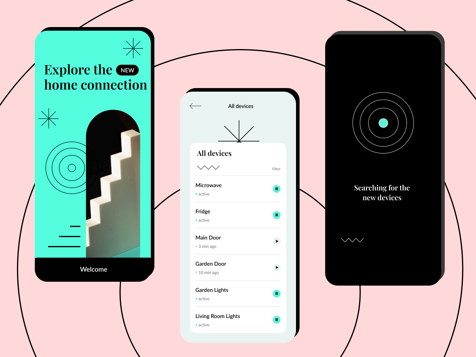 All devices in one place - IoT concept app by Marta Mielcarek for ...