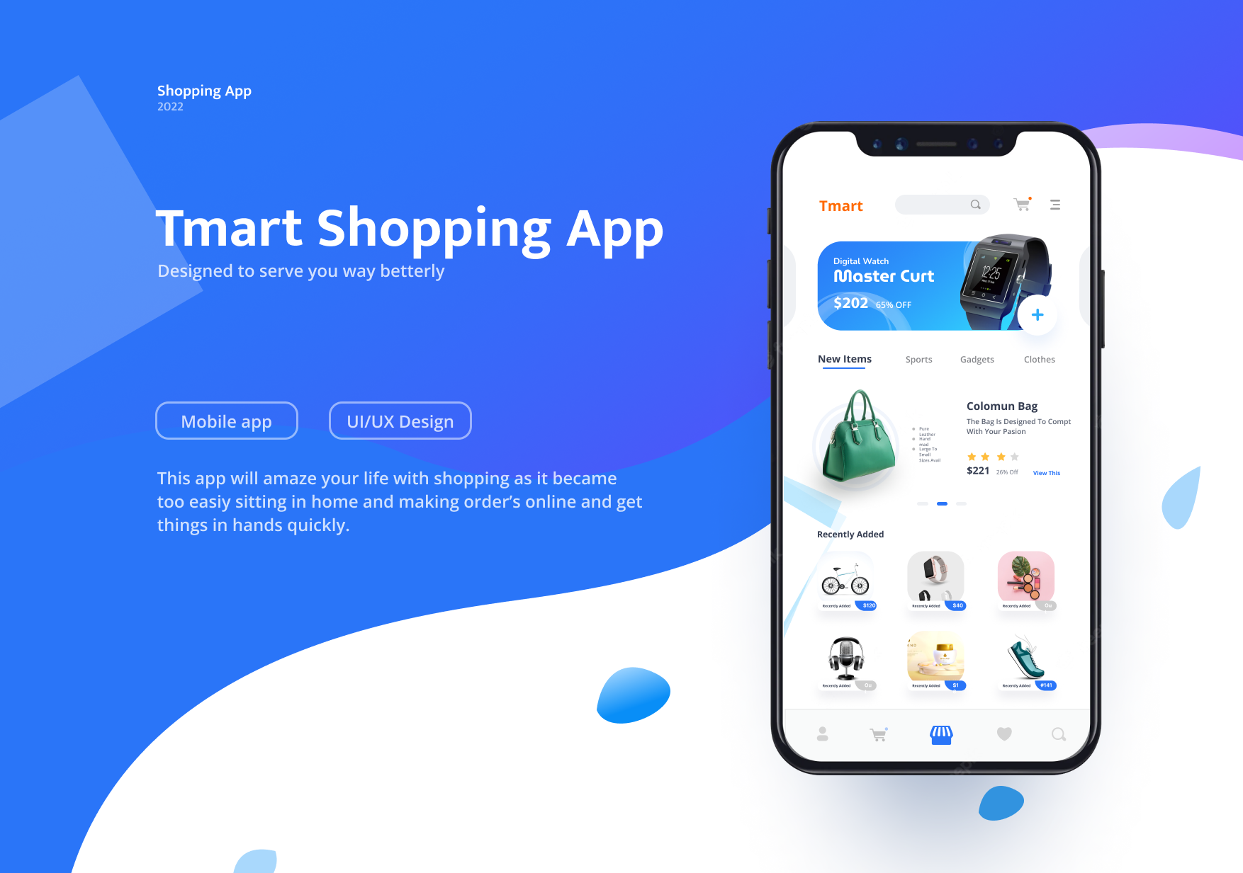 Shopping App ui ux design prototype by Mansoor Gull ⚚ on Dribbble