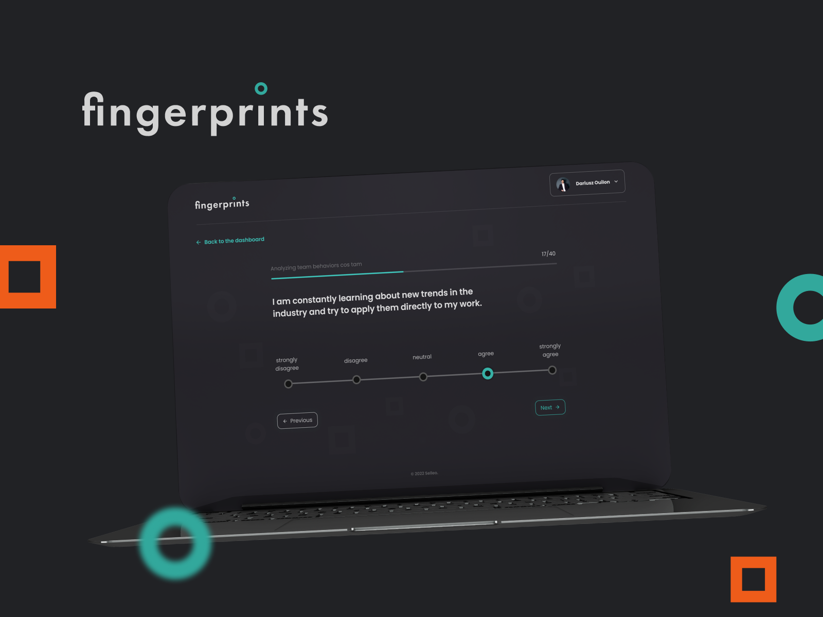 Fingerprints desktop by Mateusz Supłat for Selleo - UX & UI Design on ...