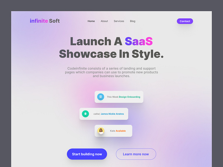 SaaS Hero by Shayan Umar on Dribbble