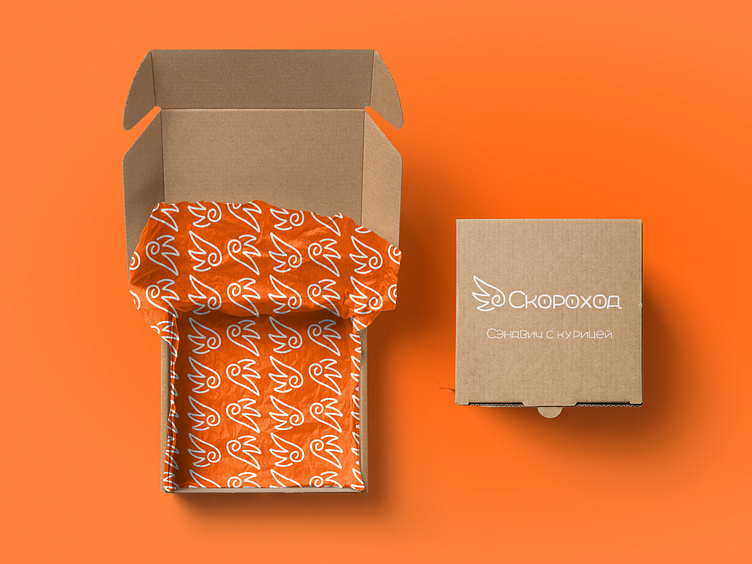Corporate identity for the delivery service by Алена Хропач on Dribbble