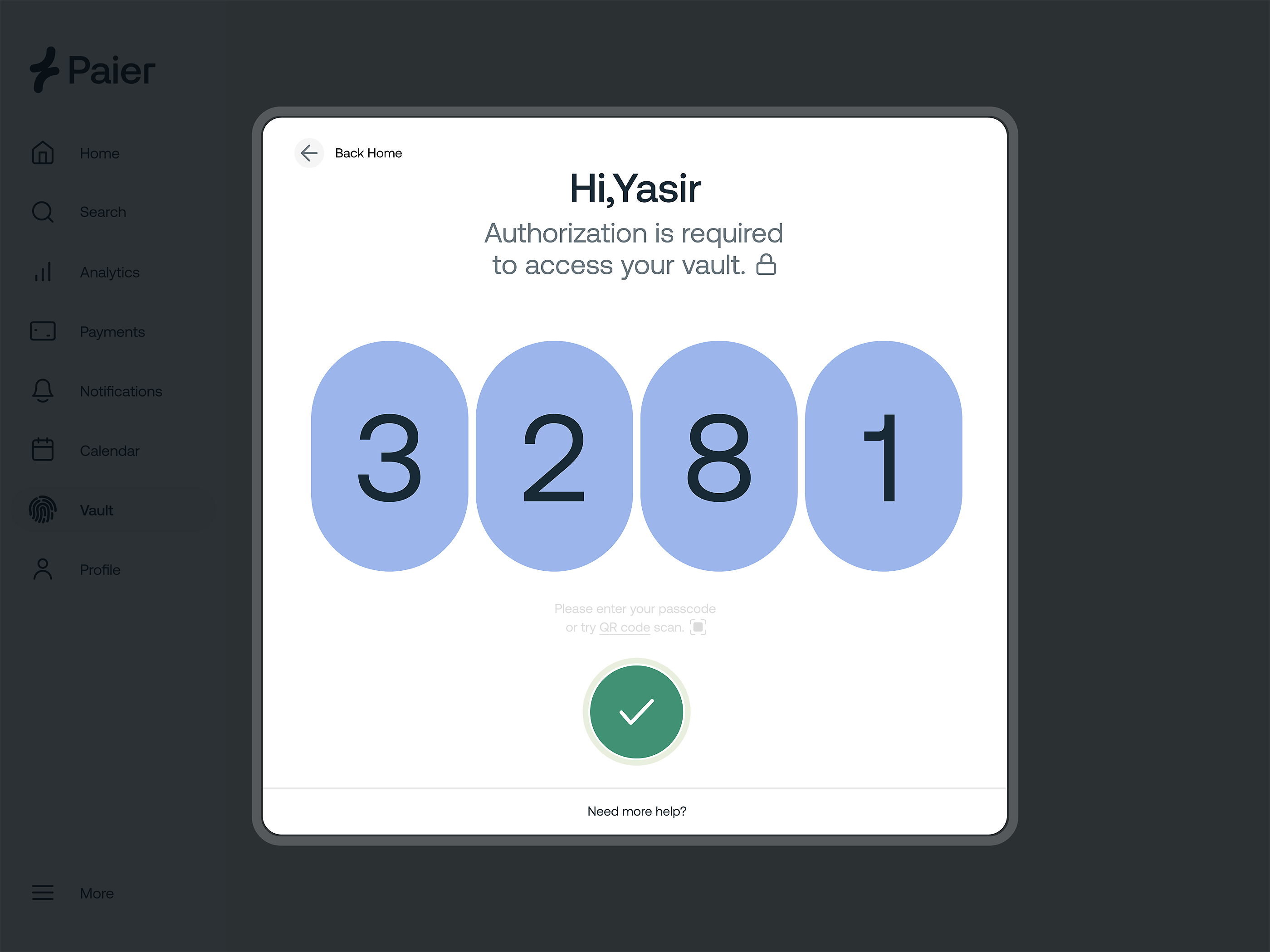 Two-Factor Authentication Pop-ups by Yasir Ekinci on Dribbble