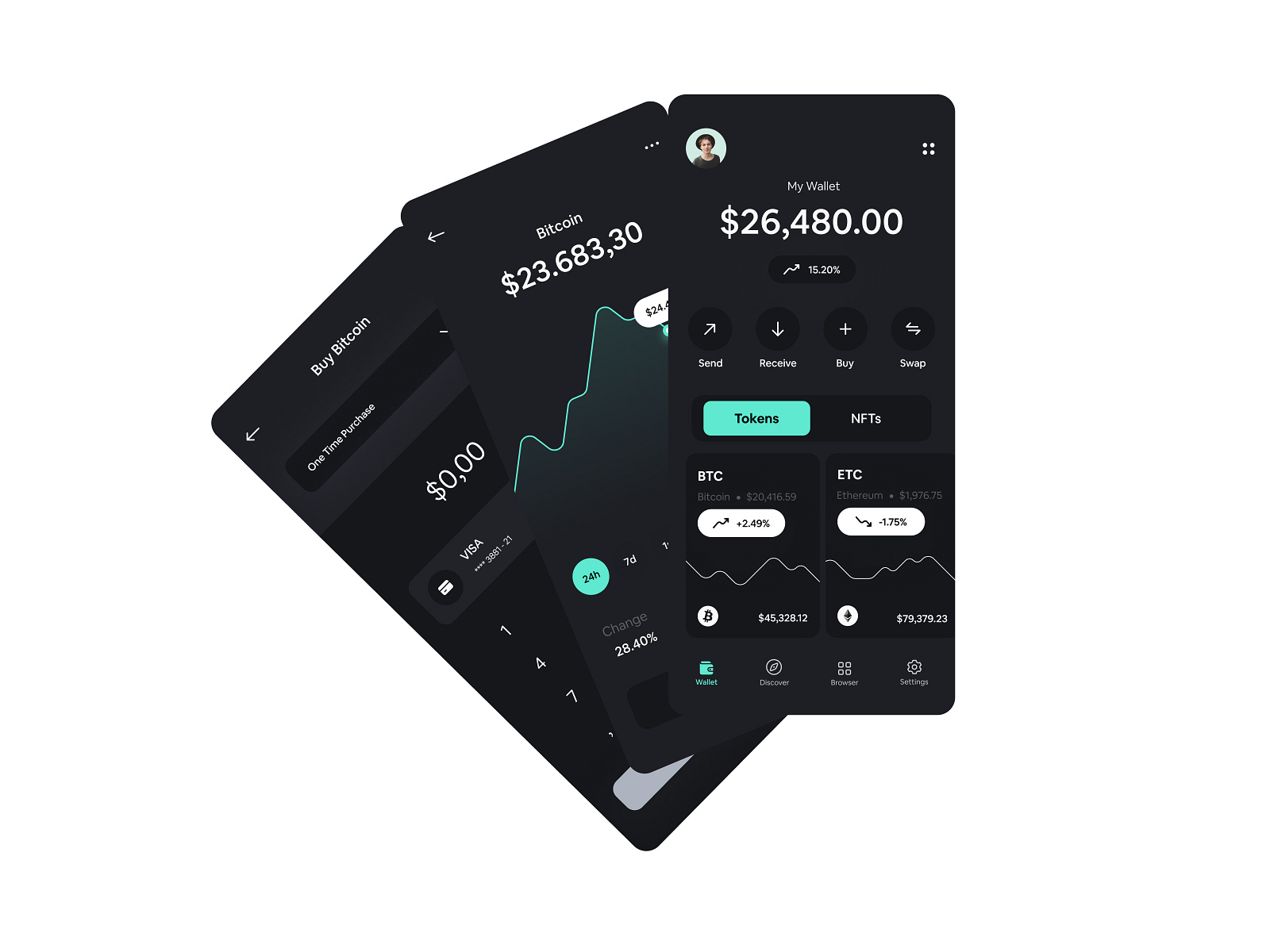 Crypto Currency App 💰 by FreshBread Studio on Dribbble