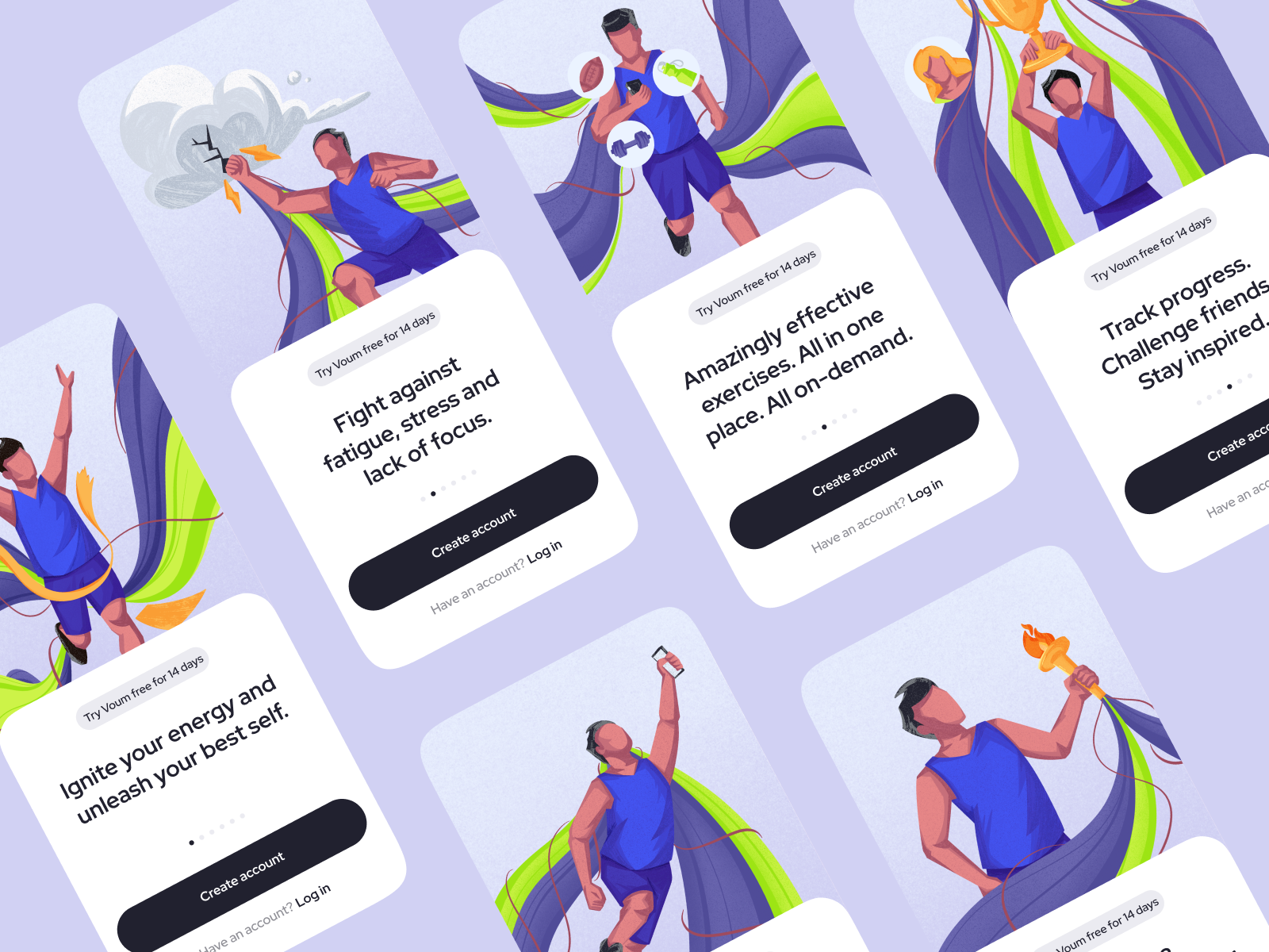 VOUM mobile app by Cuberto on Dribbble