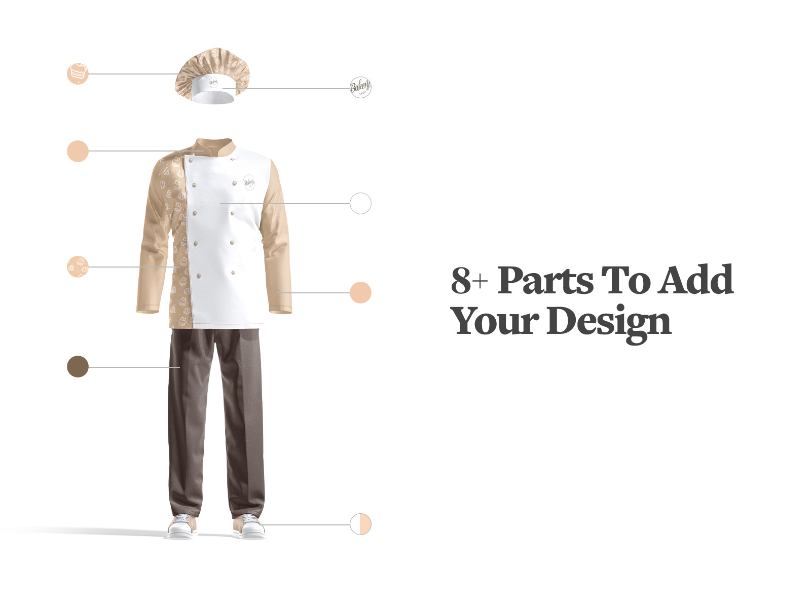Chef Uniform Mockup by Alexandr Bognat on Dribbble