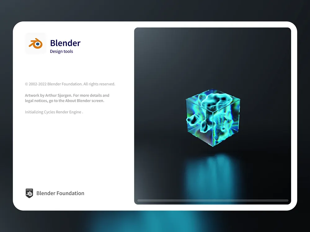 Blender Splash Screen designs, themes, templates and downloadable ...