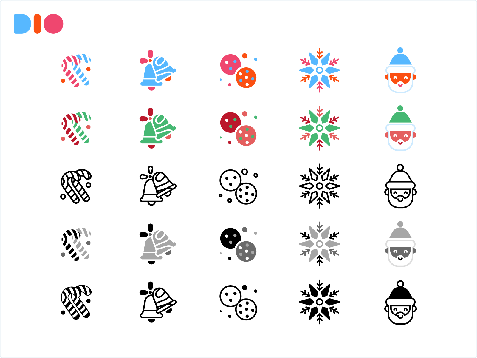 Free Christmas Icon Set by Nimasha Perera on Dribbble