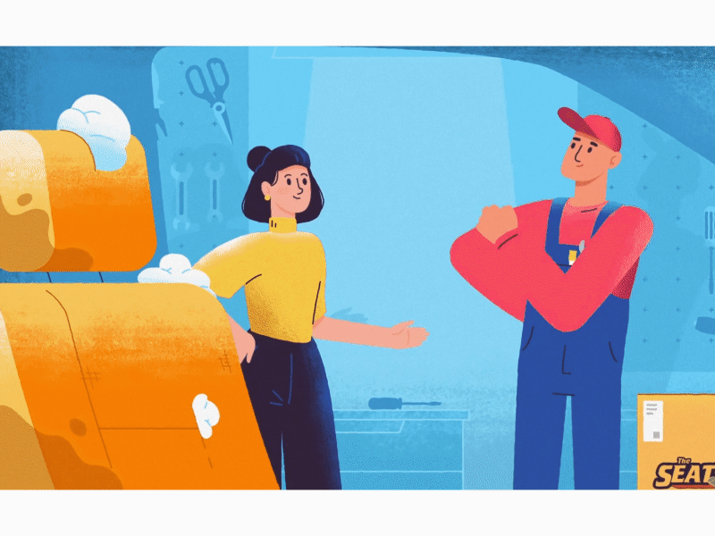 Animation - The Seat Shop by CRFT Video on Dribbble