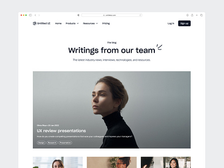 Browse thousands of Blog images for design inspiration | Dribbble
