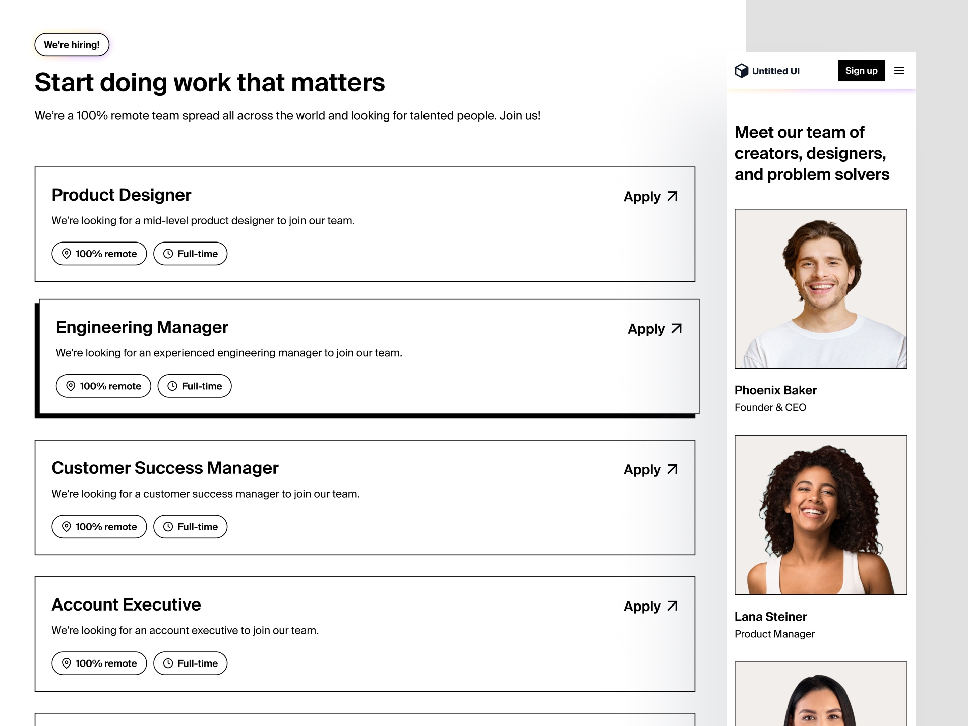 Meet our team — Untitled UI by Jordan Hughes® on Dribbble