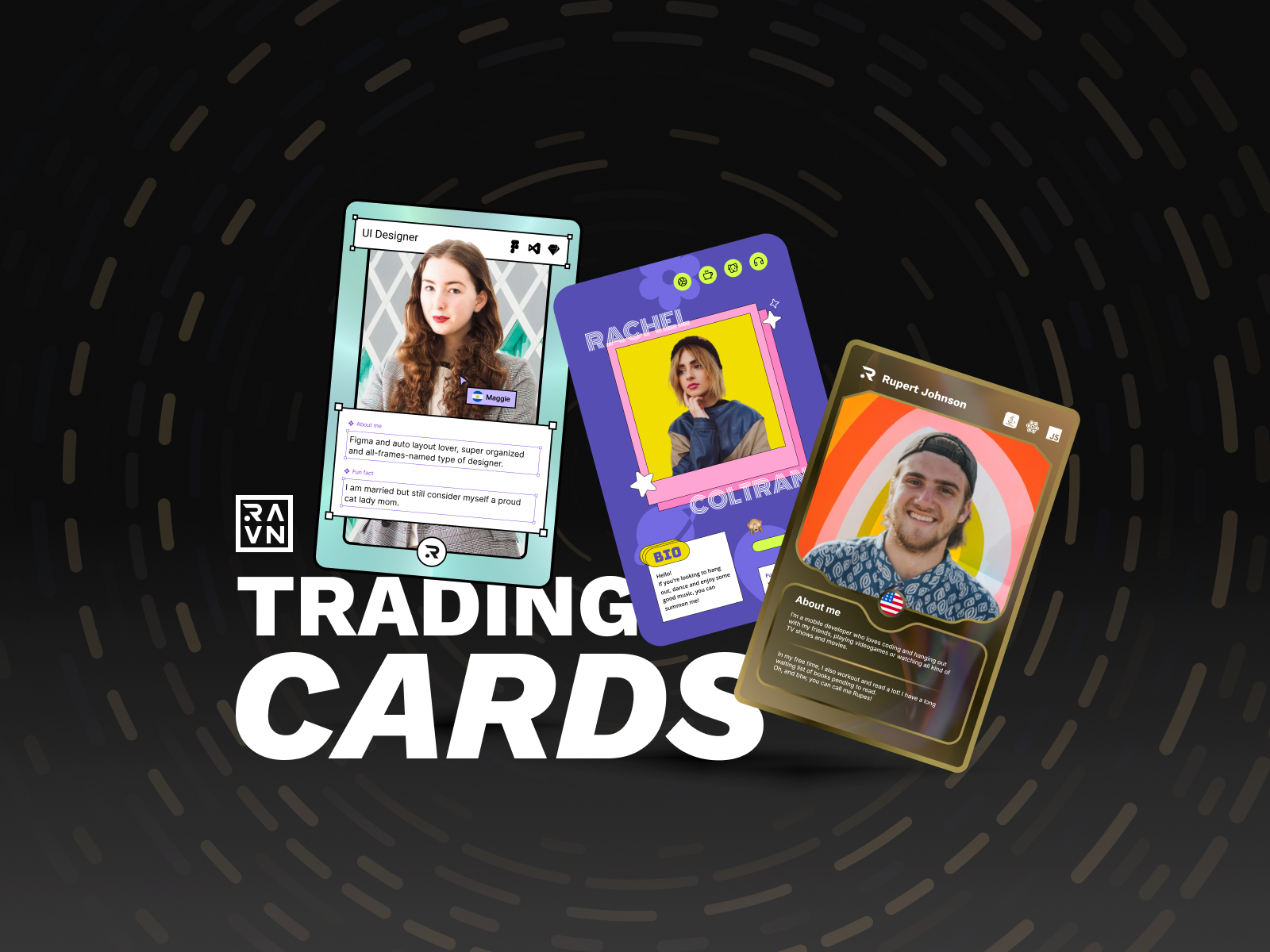 Trading Cards by Ravn on Dribbble