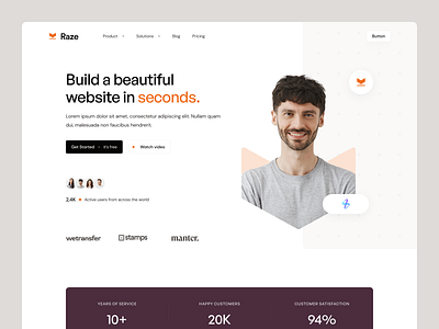 Flowbase: Raze Template by Batuhan Kara for Flowbase on Dribbble