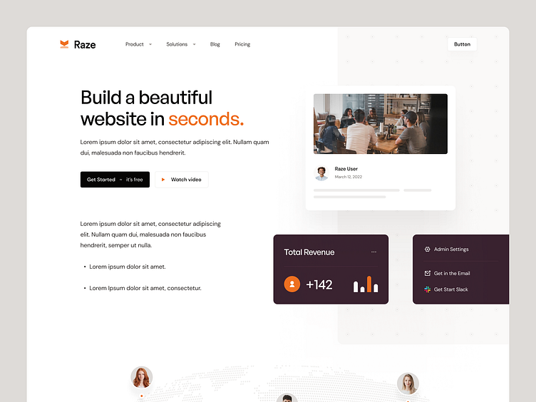Flowbase: Raze Template by Batuhan Kara for Flowbase on Dribbble
