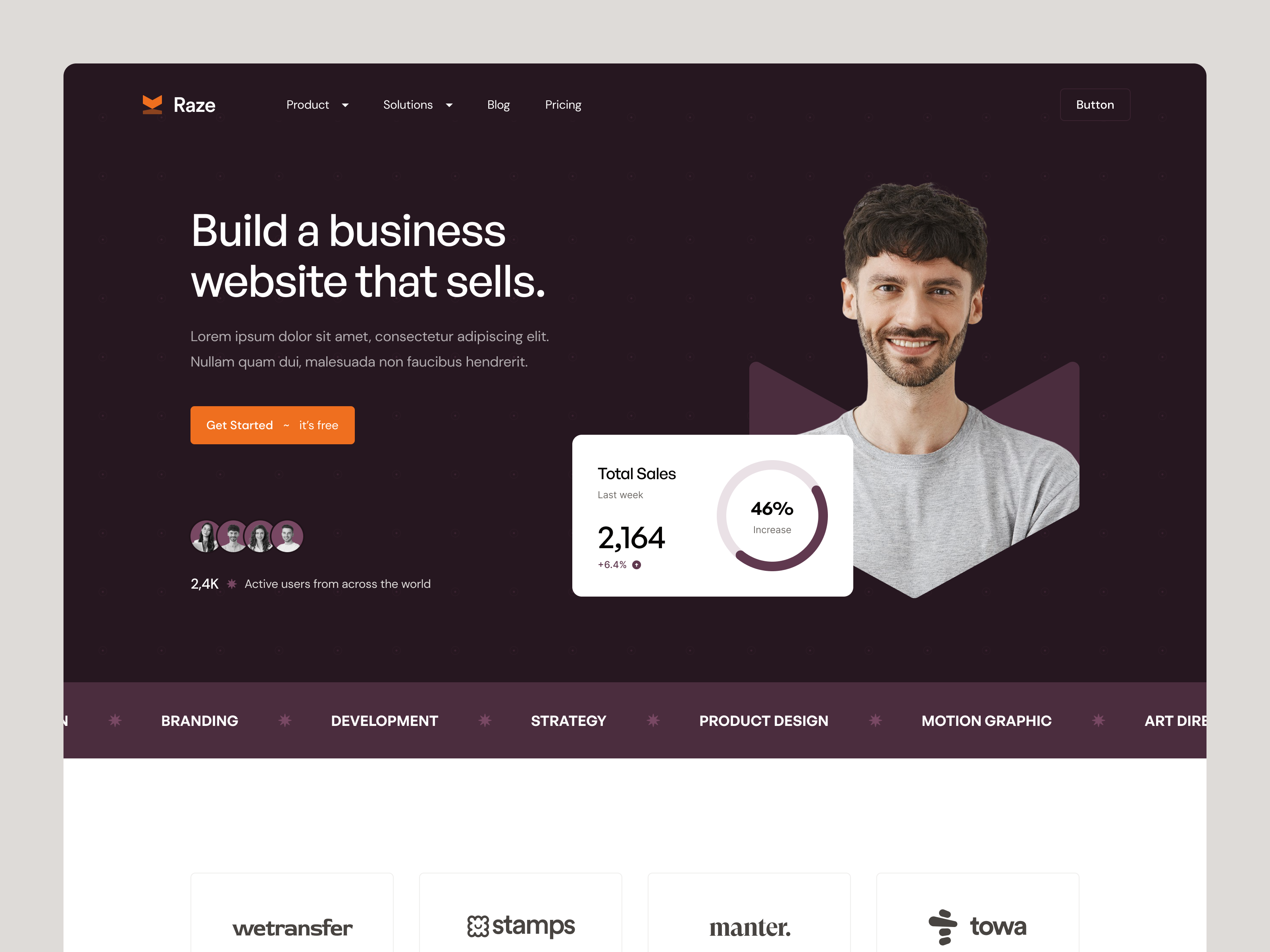 Flowbase: Raze Template by Batuhan Kara for Flowbase on Dribbble